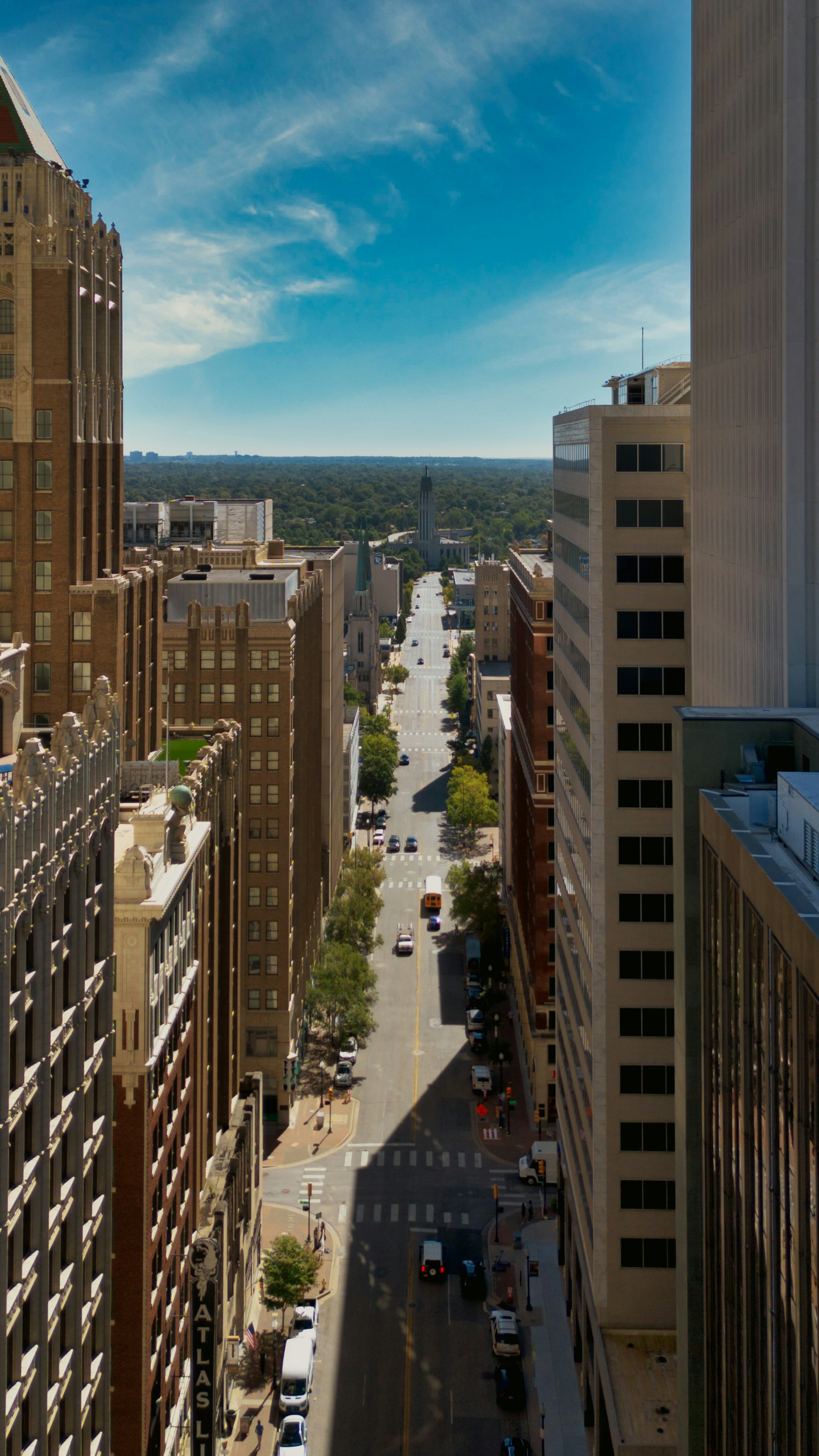 Urban Symphony: A City’s Heartbeat from Above