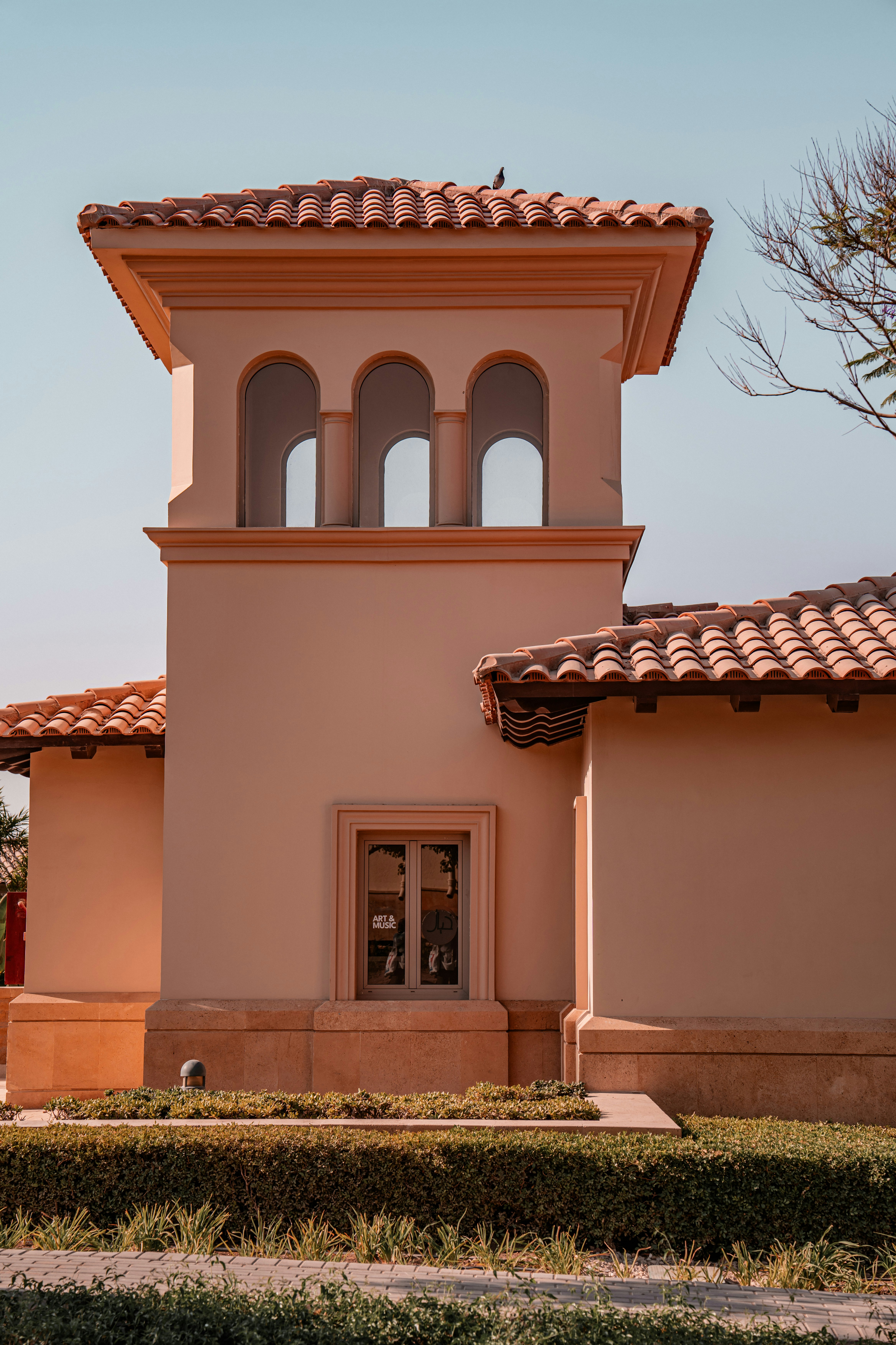 Architectural Elegance in Warm Hues