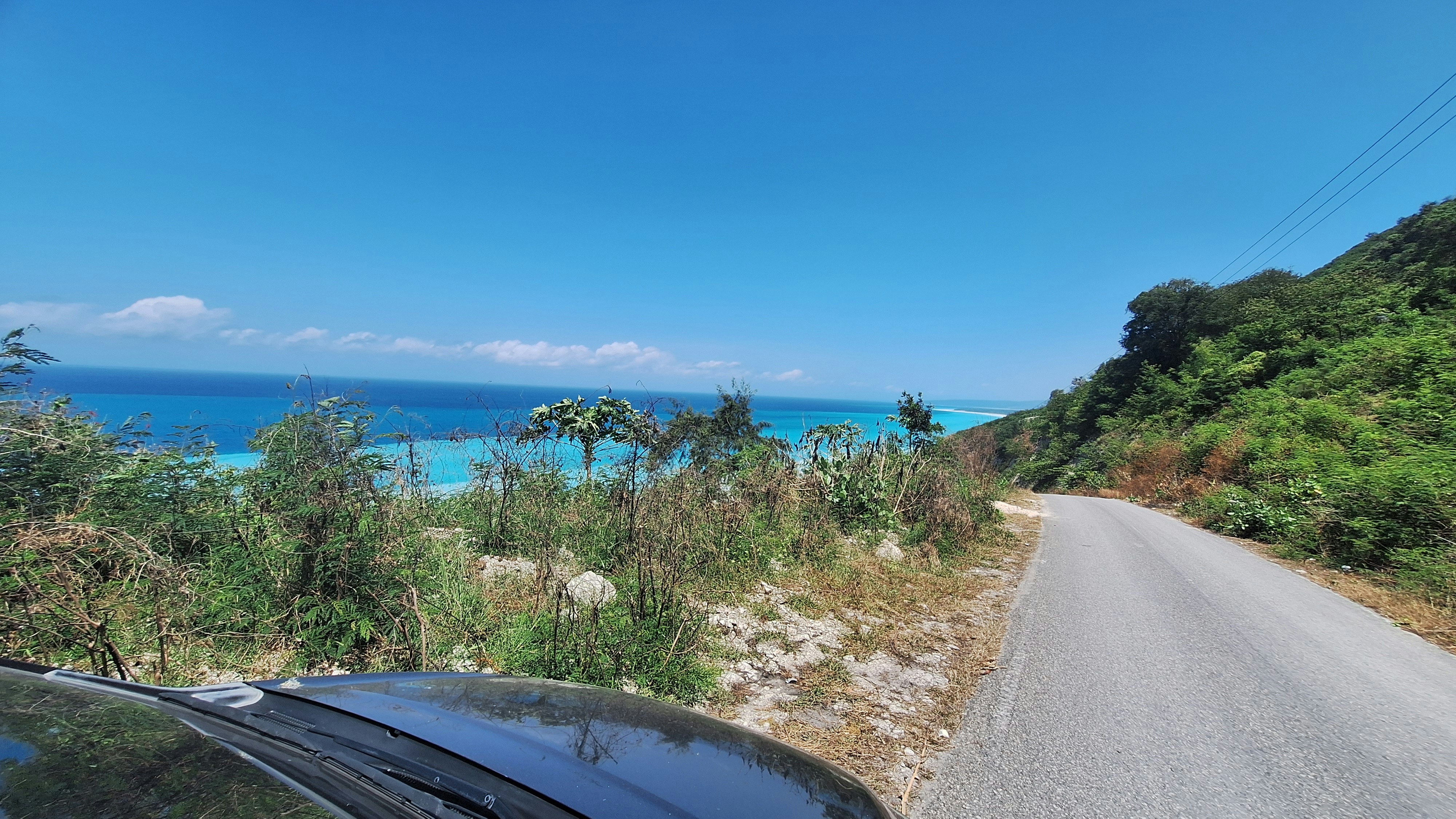 Coastal Bend Drive Toward the Quiet Blue Horizon