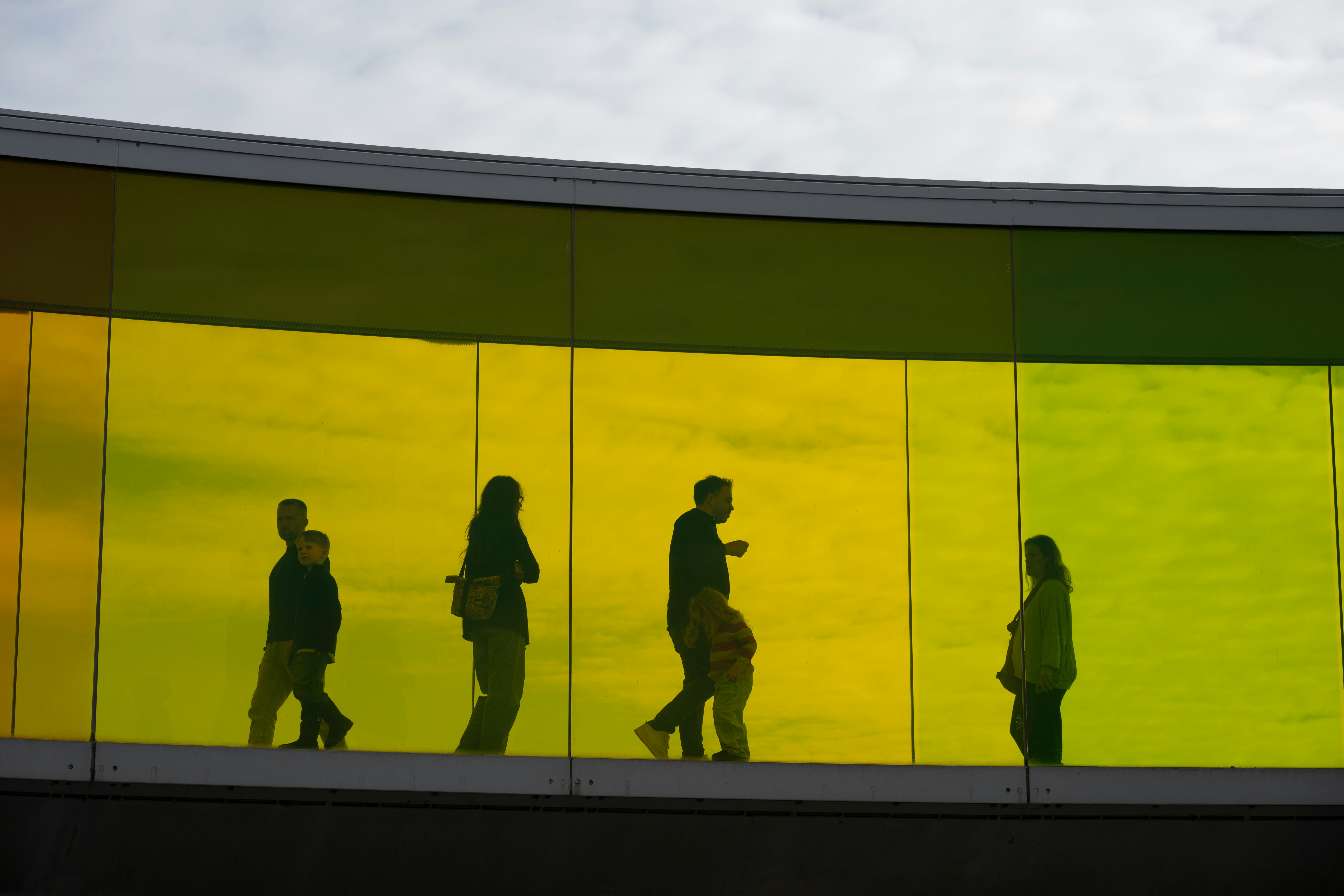Echoes of Movement in Colorful Transparency