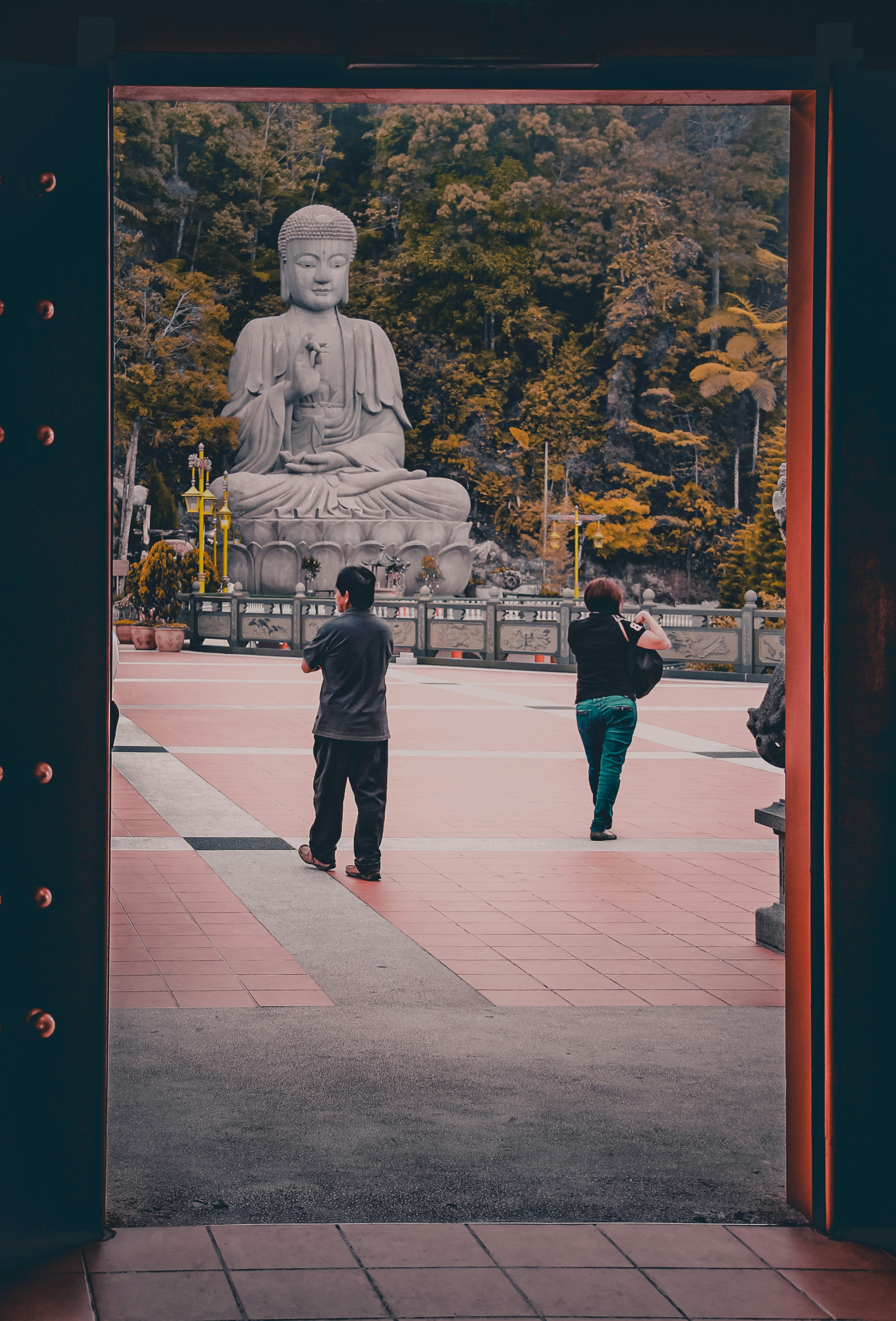 Journey to Tranquility: A Serene Encounter with the Buddha
