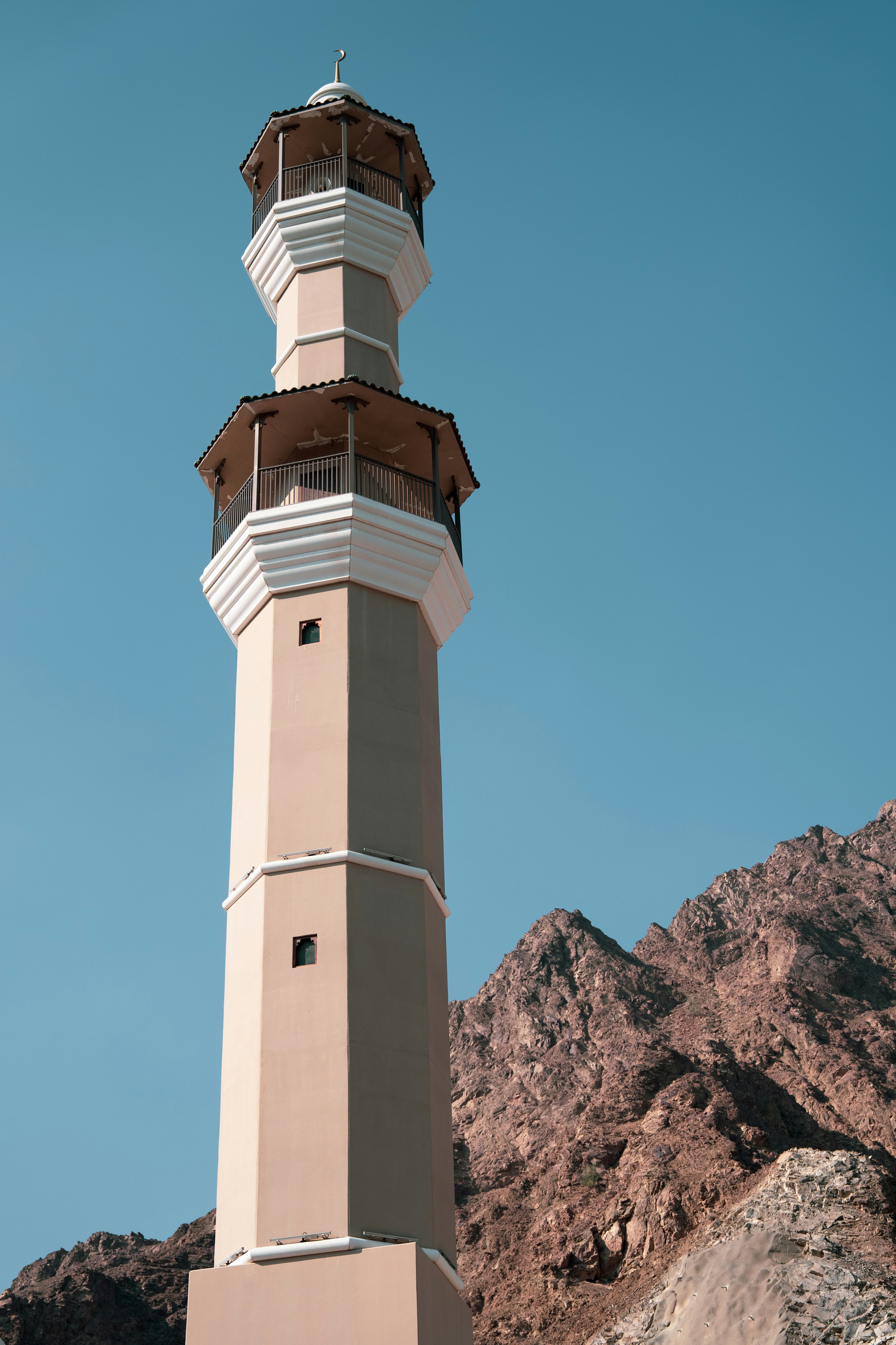 A Towering Beacon Amidst the Mountains