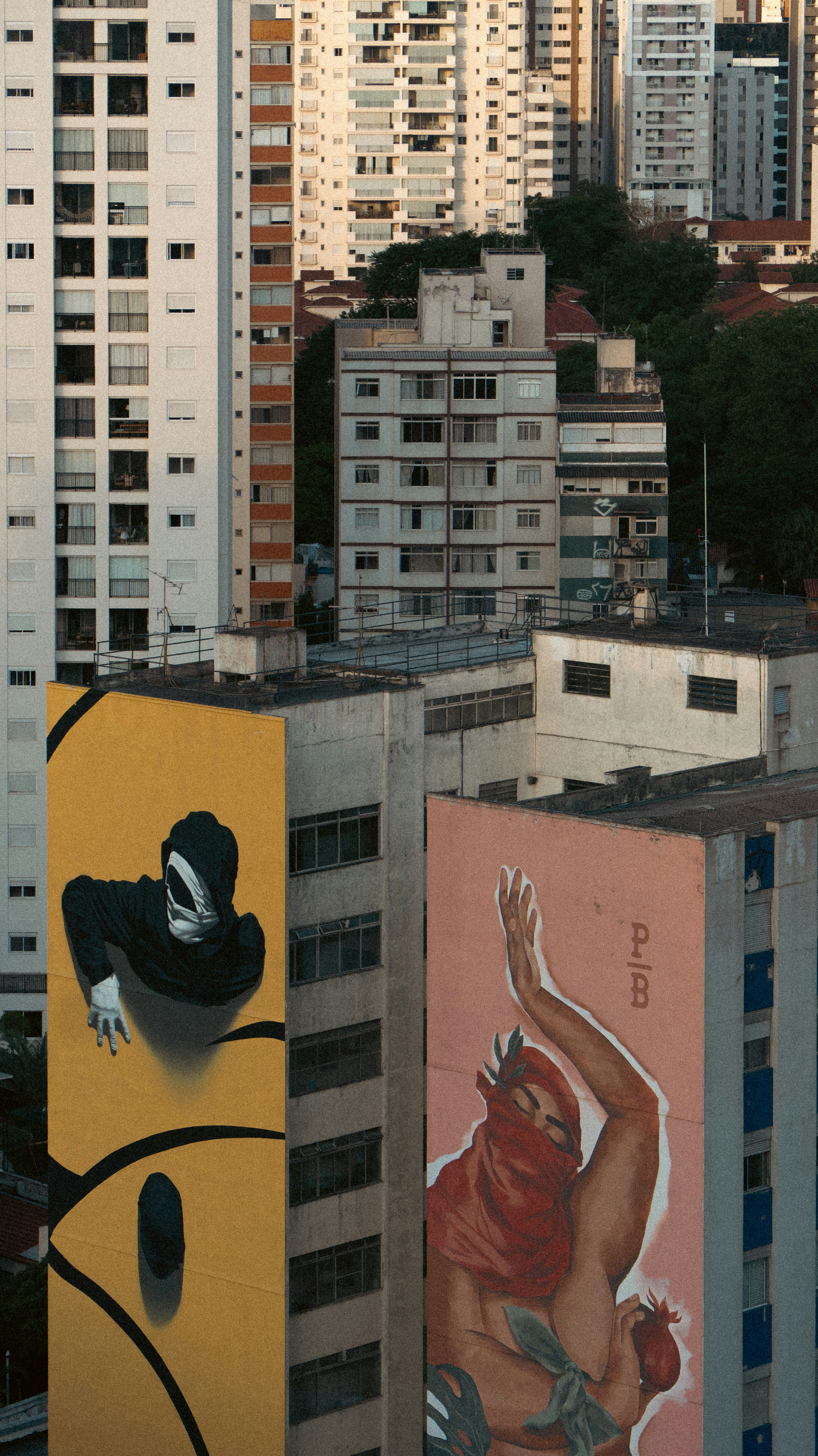 Urban Canvas: A Dance of Color and Form
