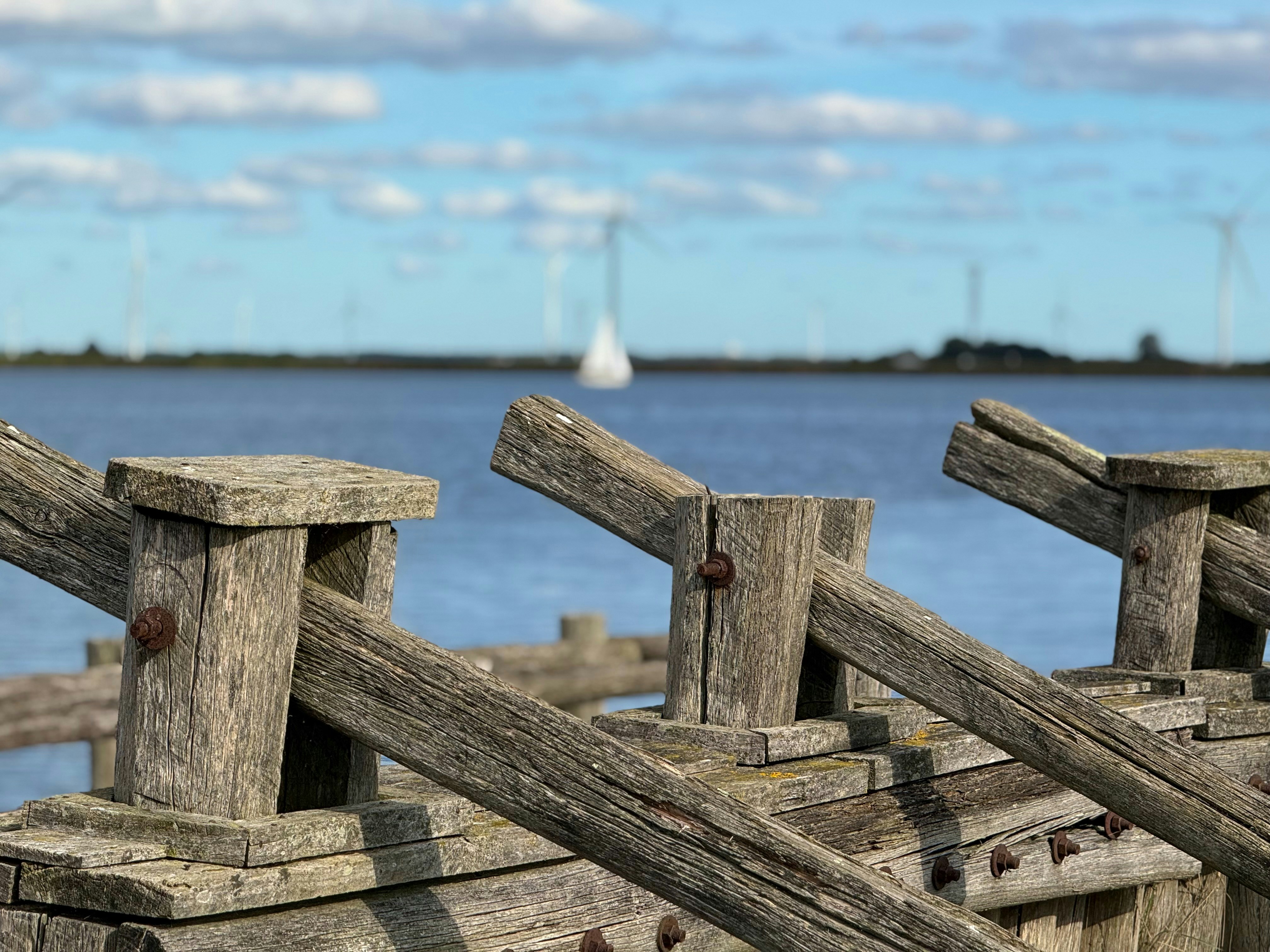 Weathered Wood Meets Tranquil Waters