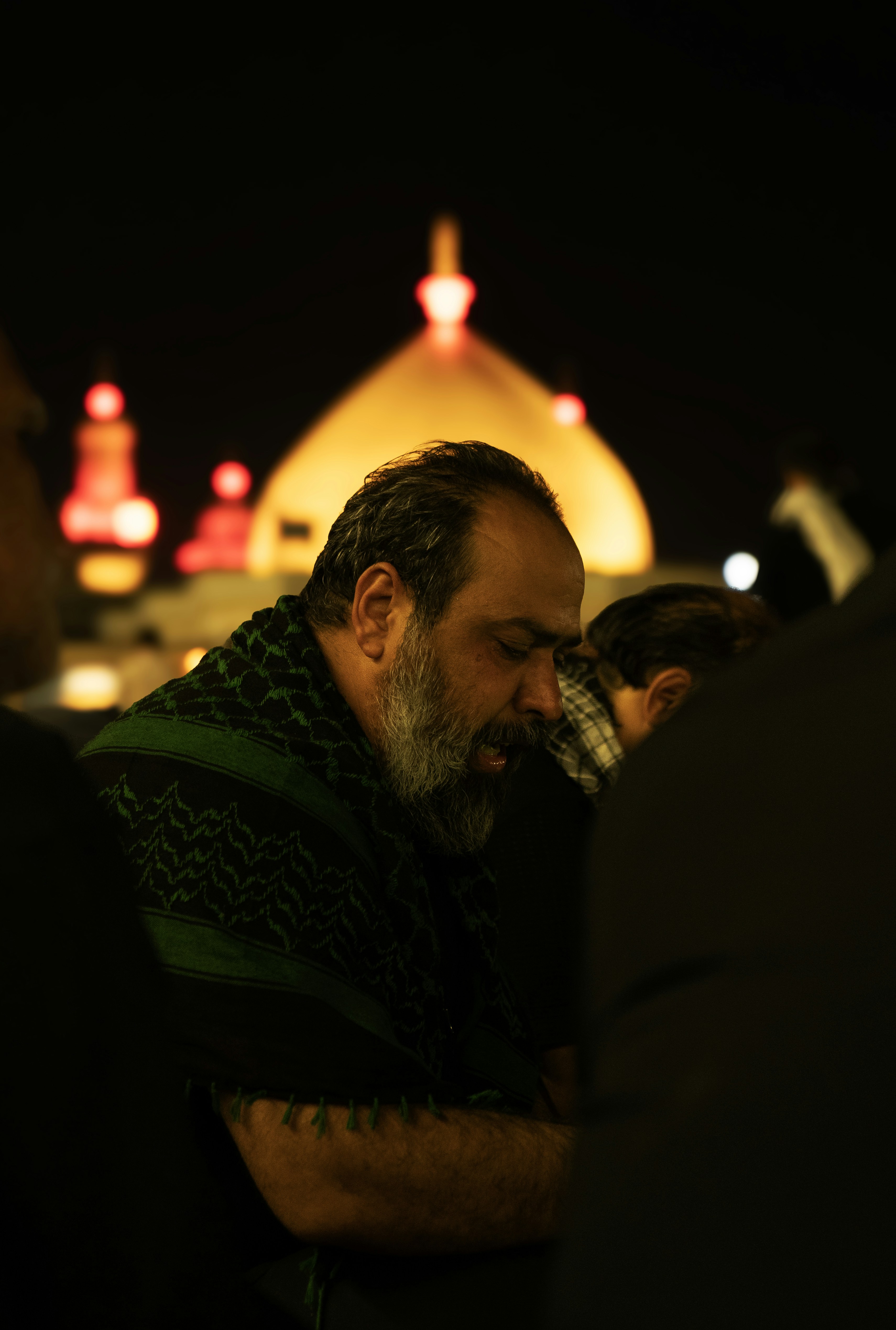 Whispers of Reflection Amidst Sacred Lights