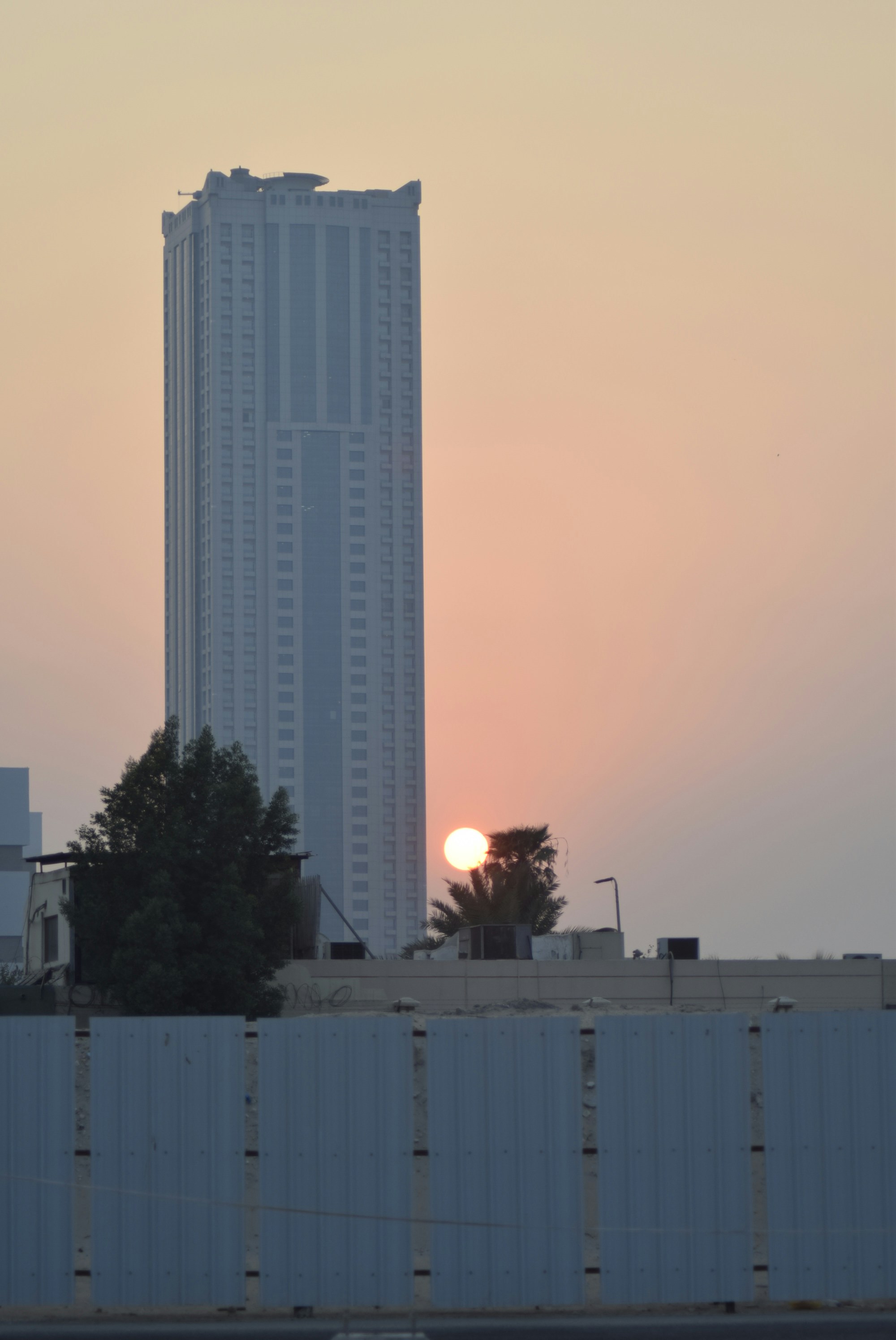 Sunset Silhouette: Urban Reflections