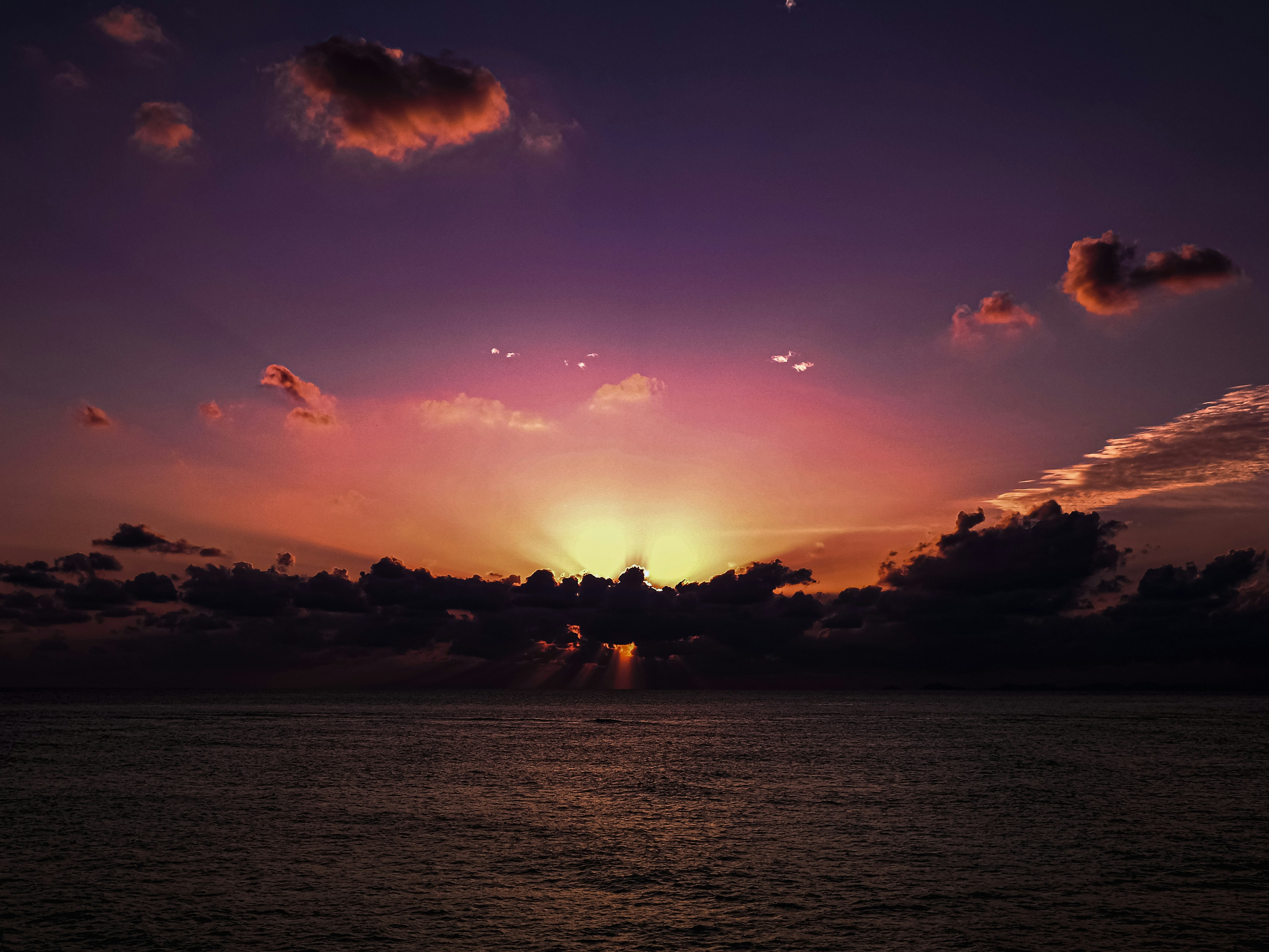 Twilight's Embrace: A Horizon Awash in Color