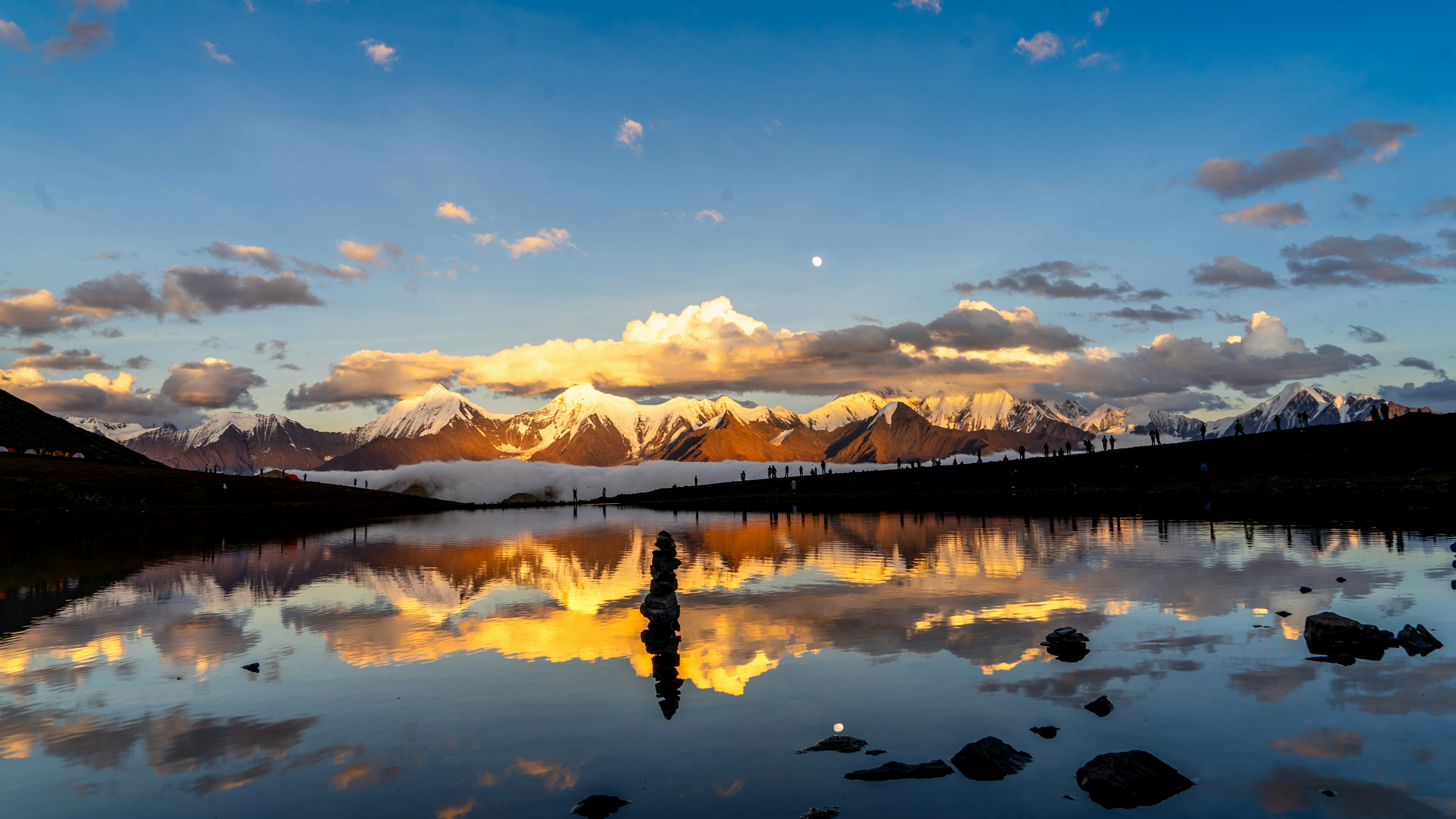 Serenity in the Peaks: A Reflection of Nature's Palette