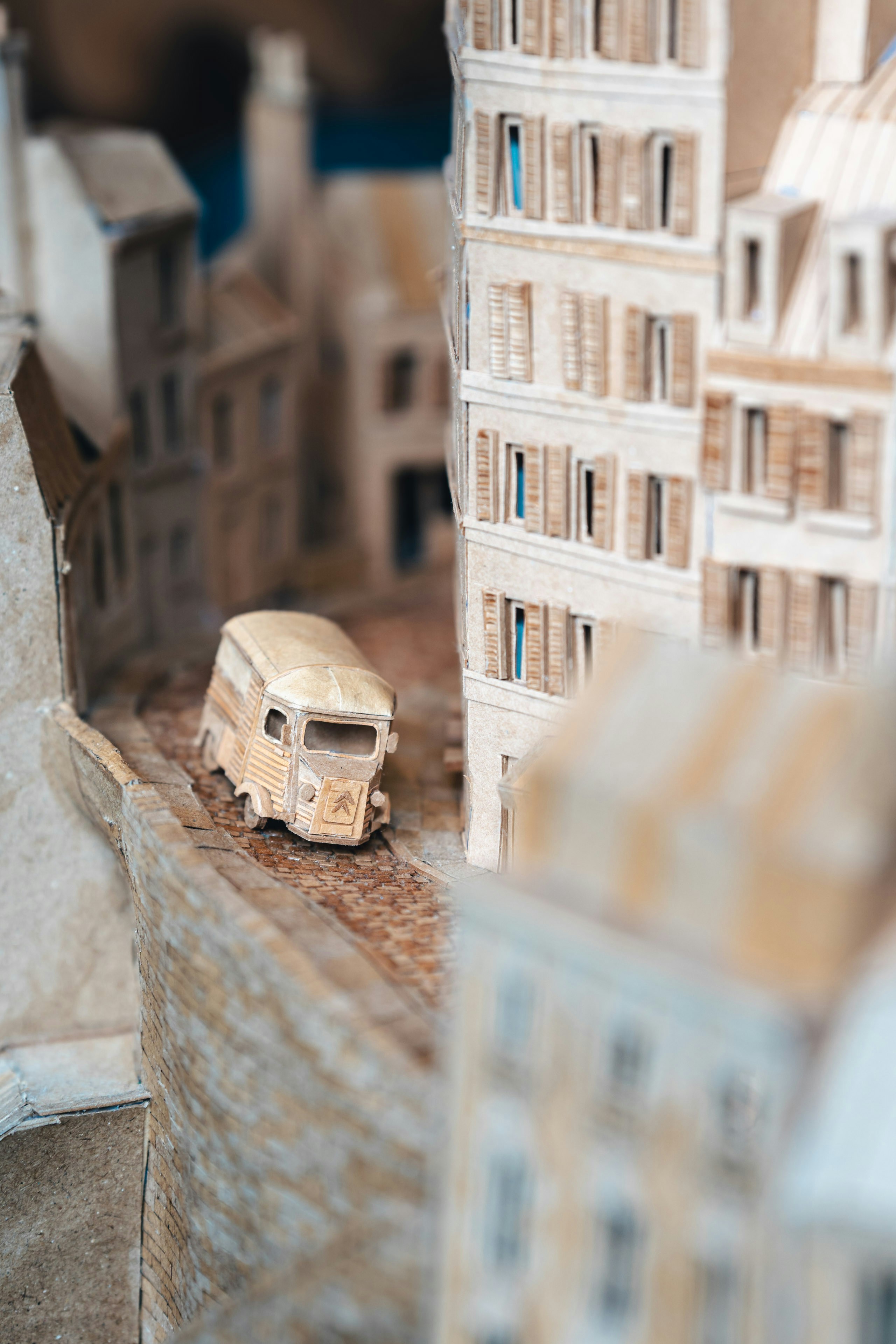 Whimsical Journey Through a Miniature Cityscape