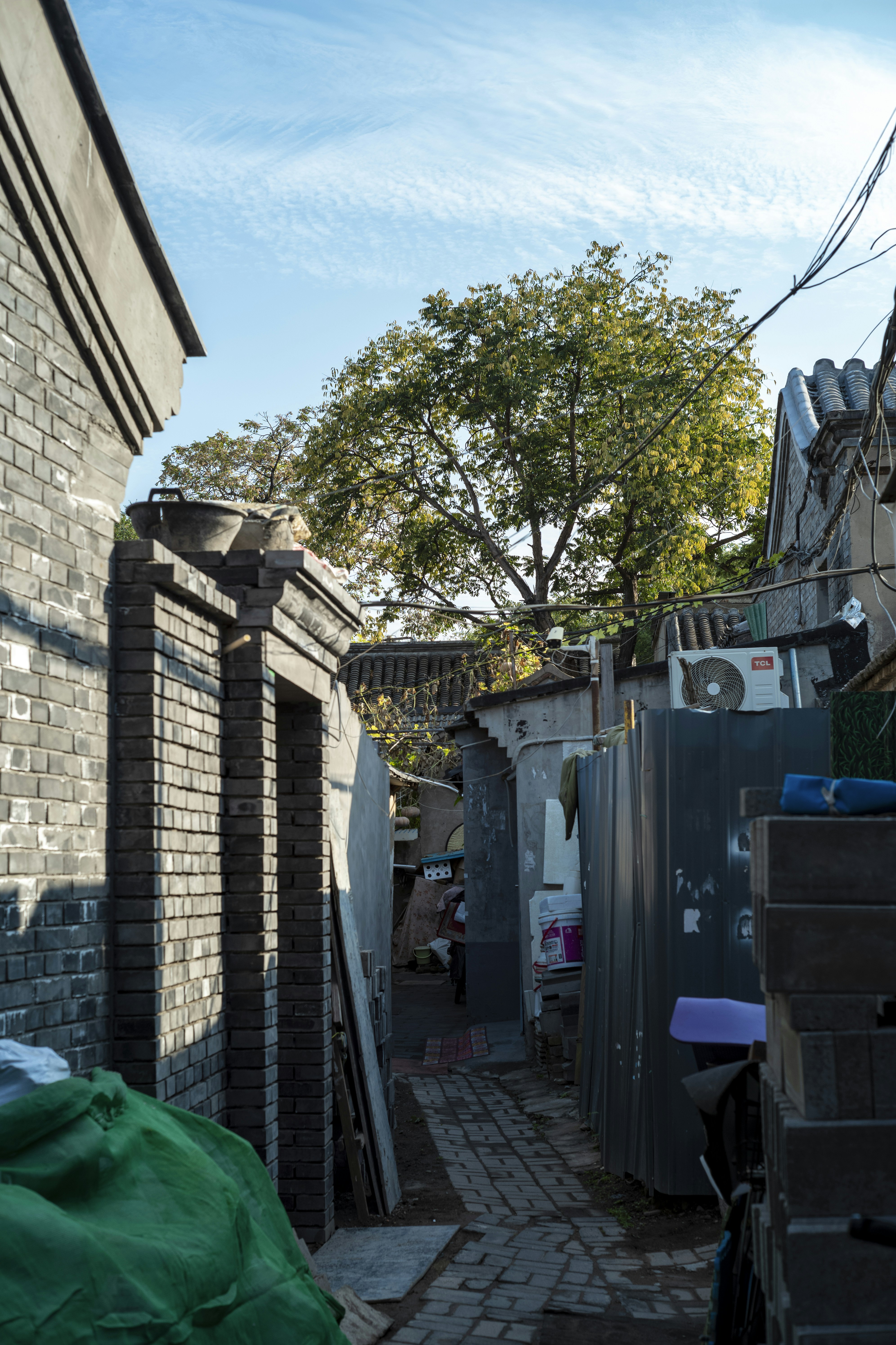 Whispers of Time in an Urban Alleyway