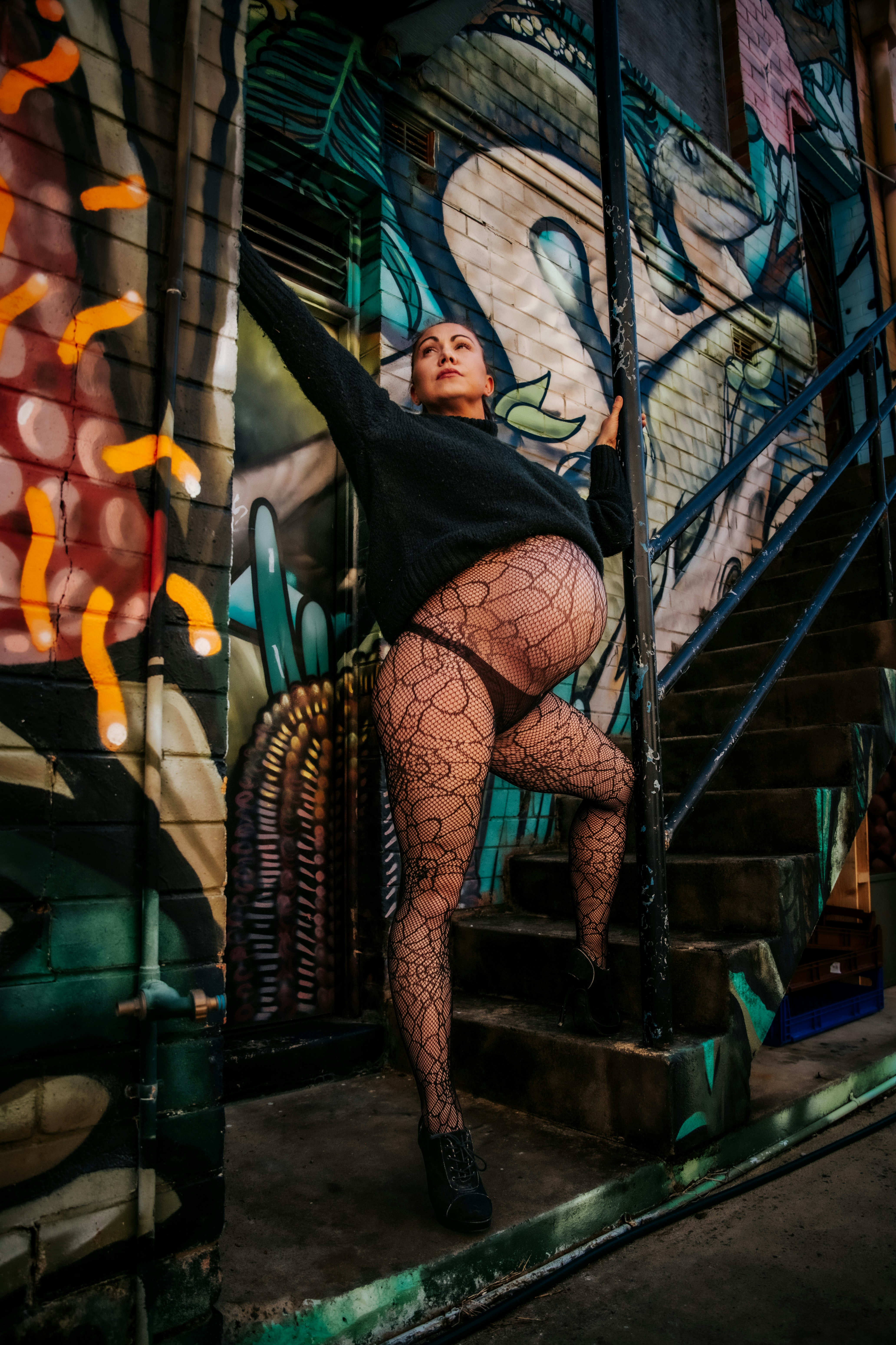 Embodying Strength and Artistry in Urban Spaces