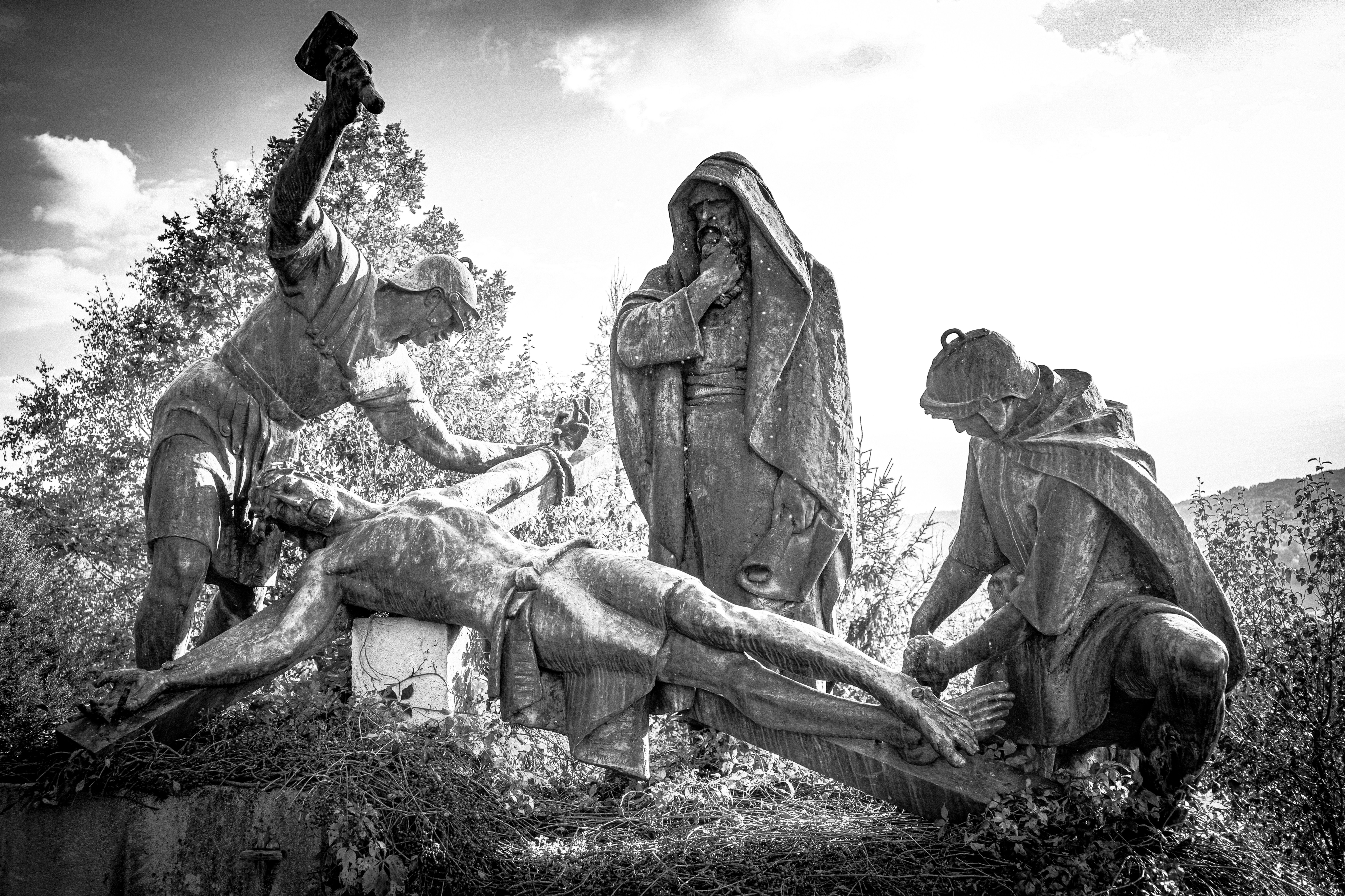 Hammers Over the Fallen: A Granite Tableau