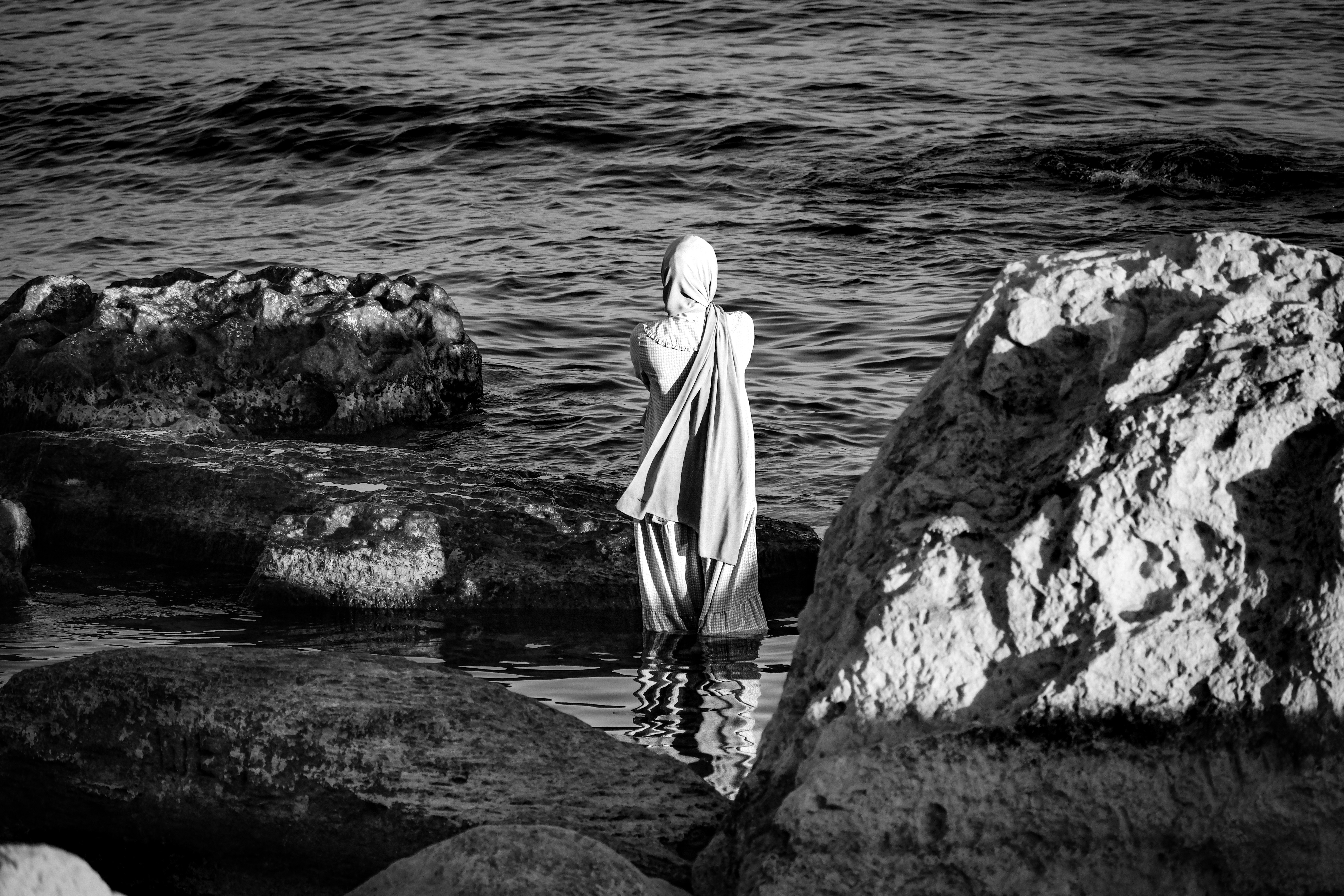 Silent Reflection by the Waterside
