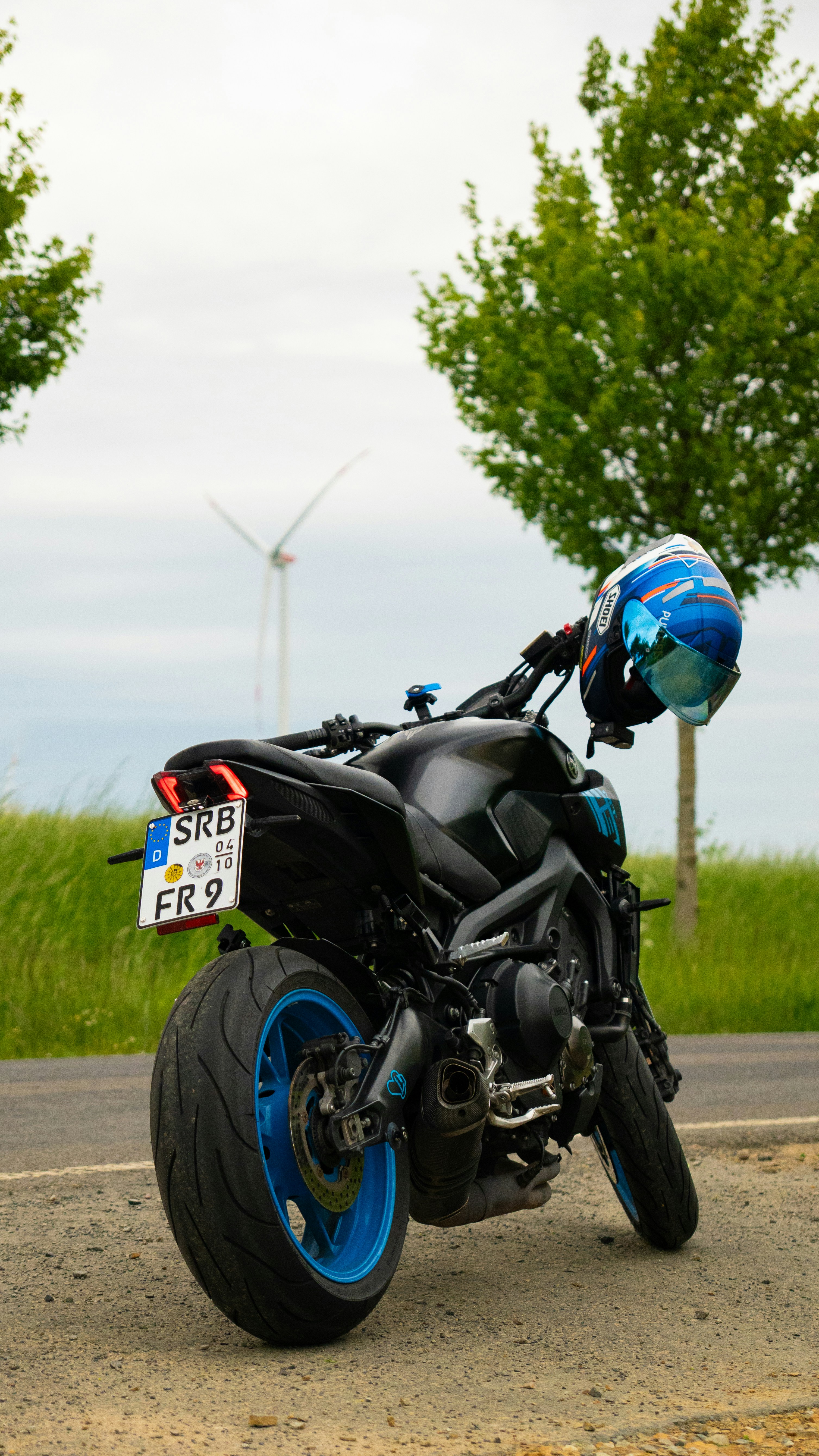 The Power of Motion: A Motorcycle's Standstill