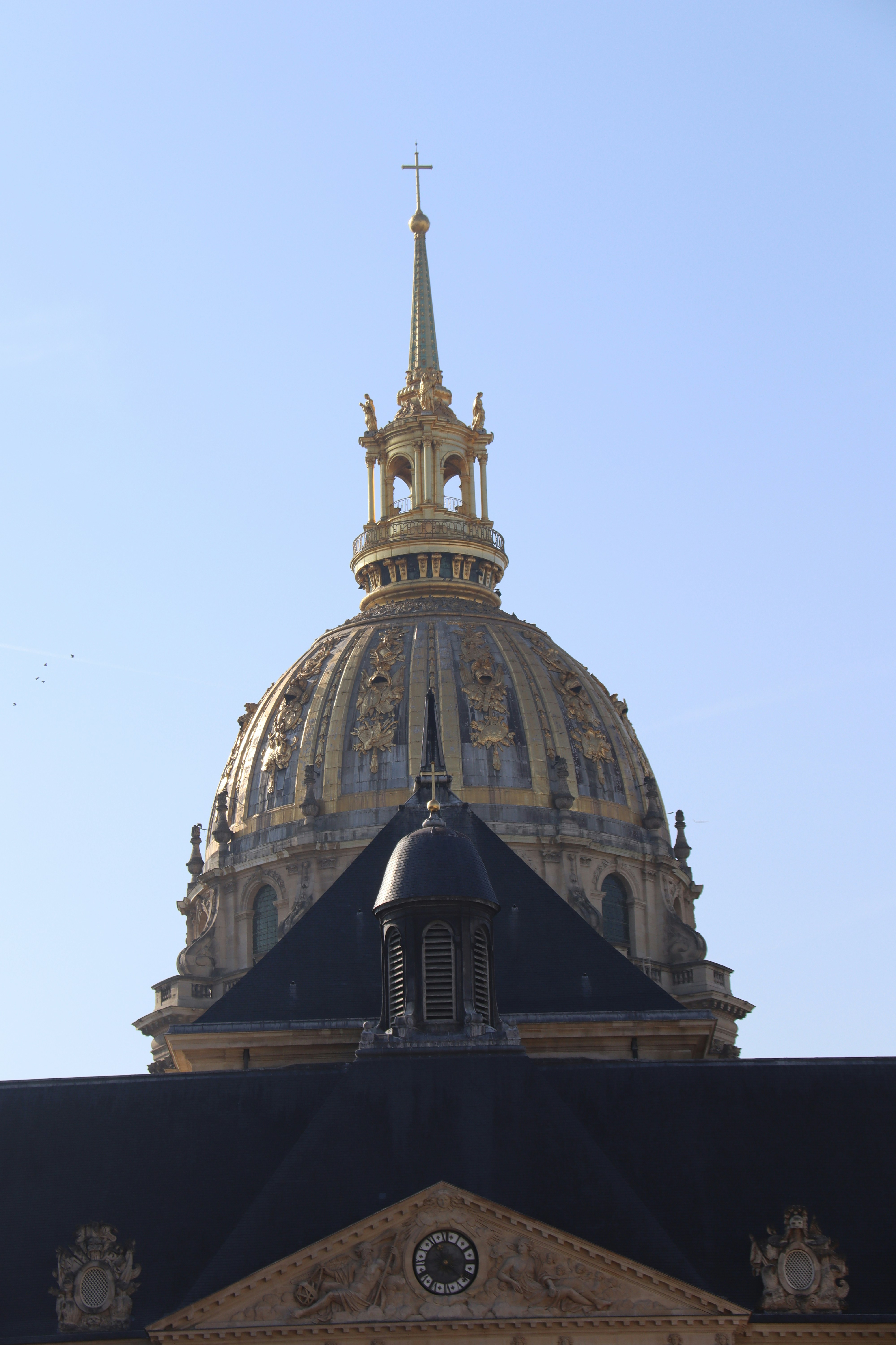 Golden dome of a grand historic building