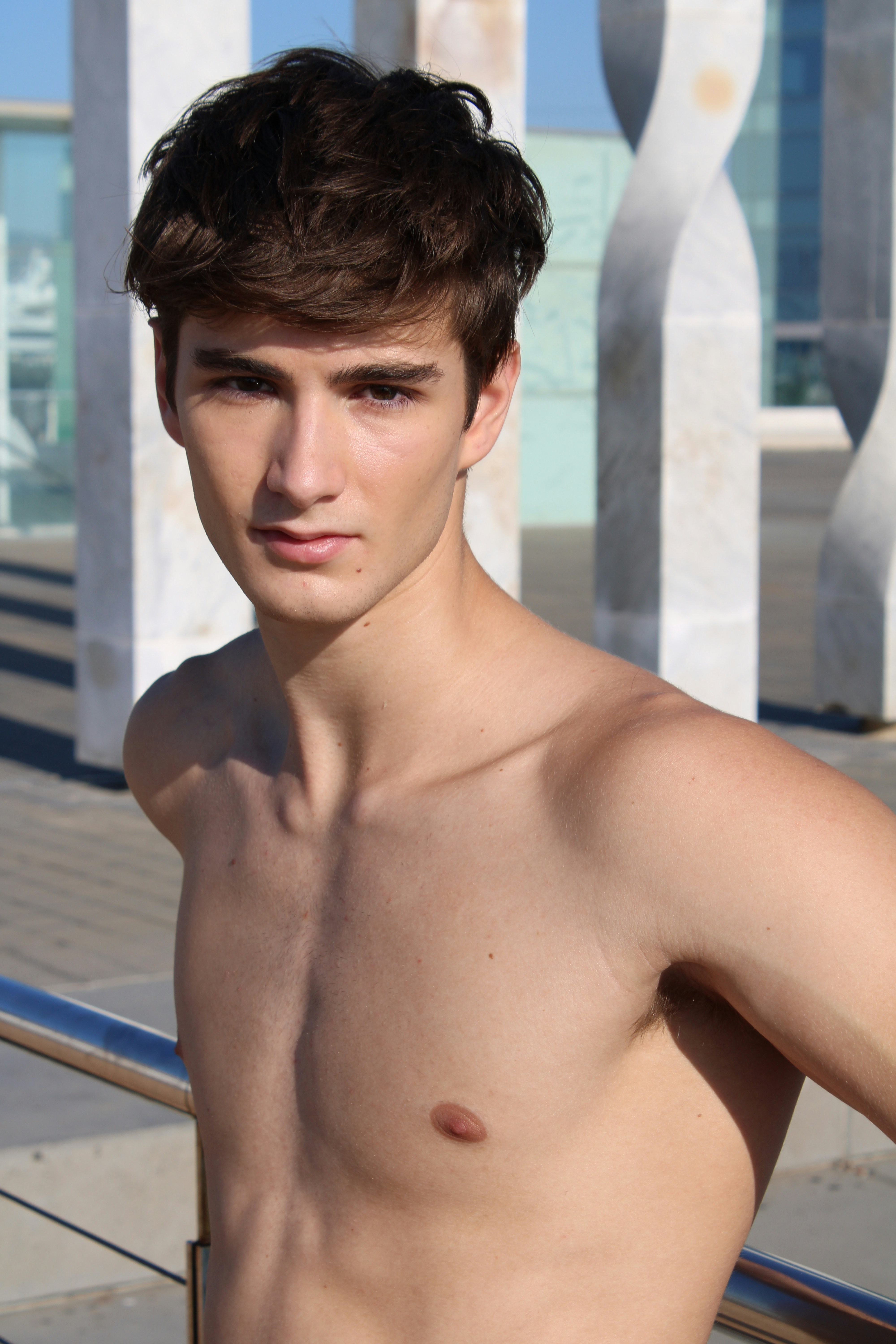 Portrait in Sunlit Urban Geometry