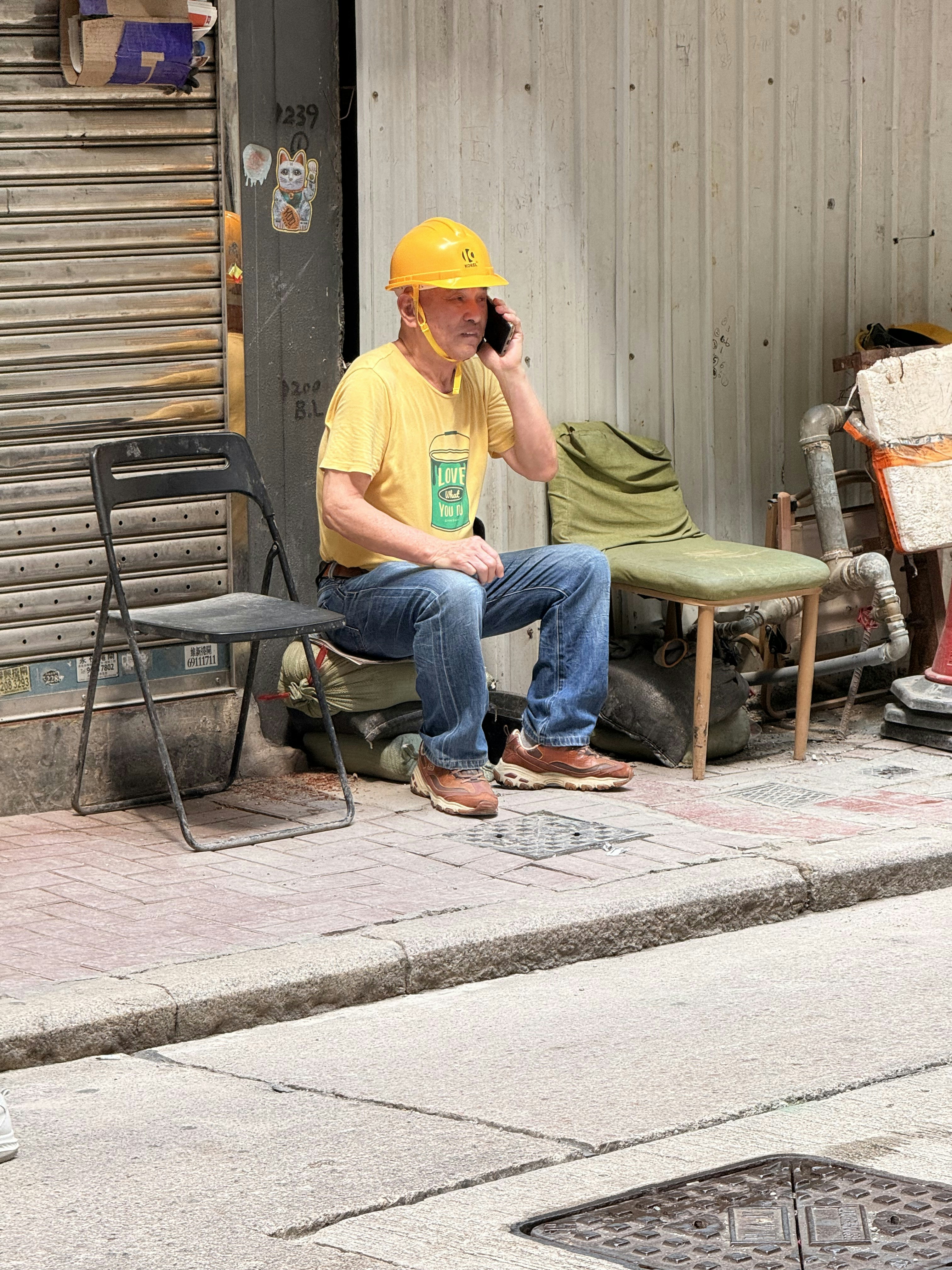 Urban Pause: A Moment of Connection