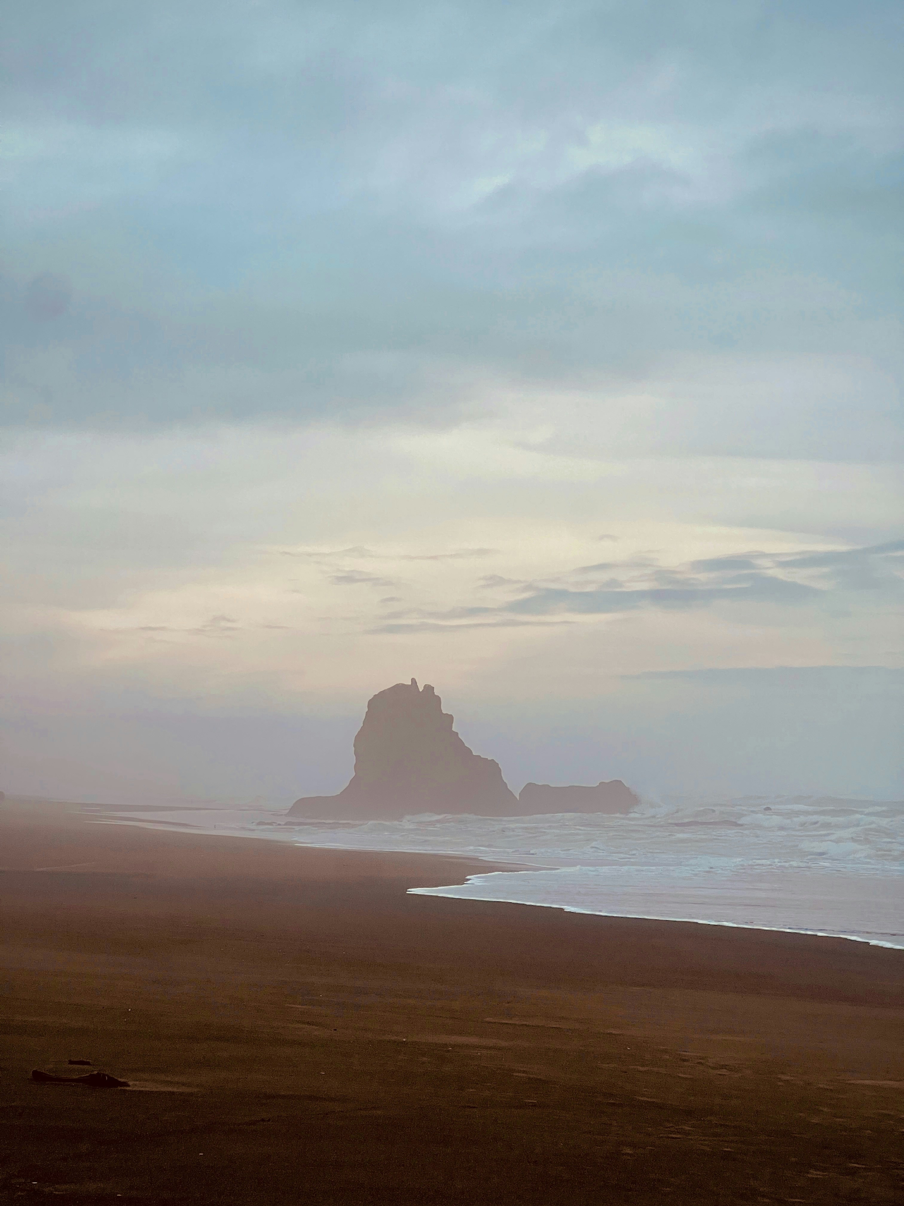 Ethereal Monolith by the Shoreline