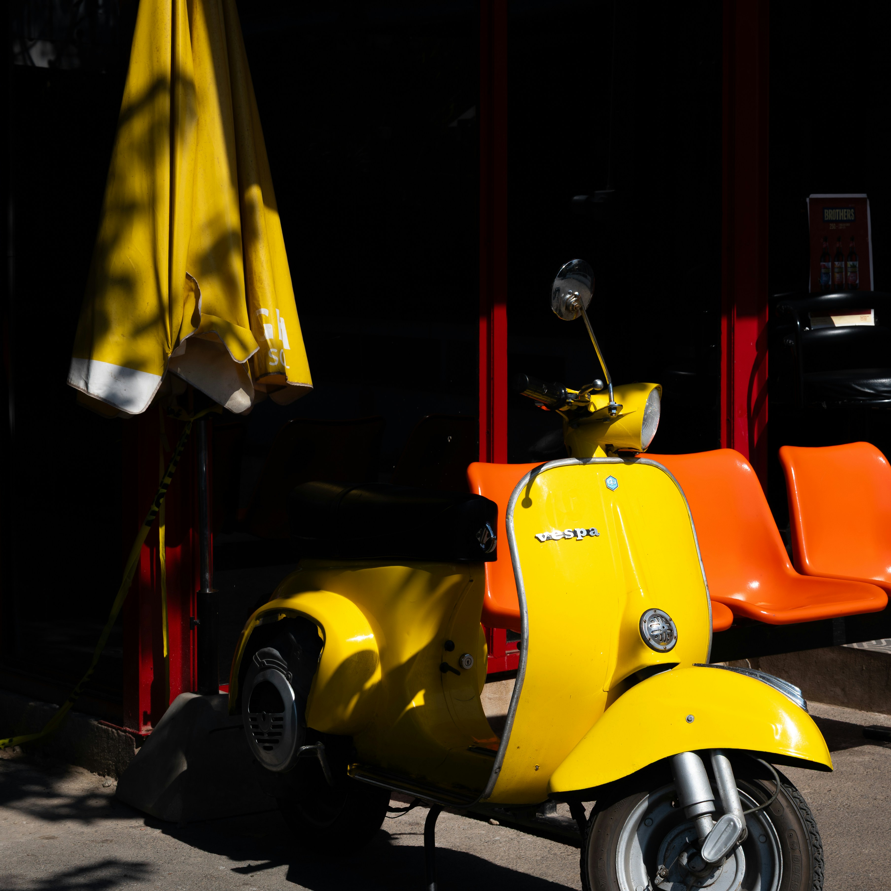 Sunny Vespas and Vibrant Shades
