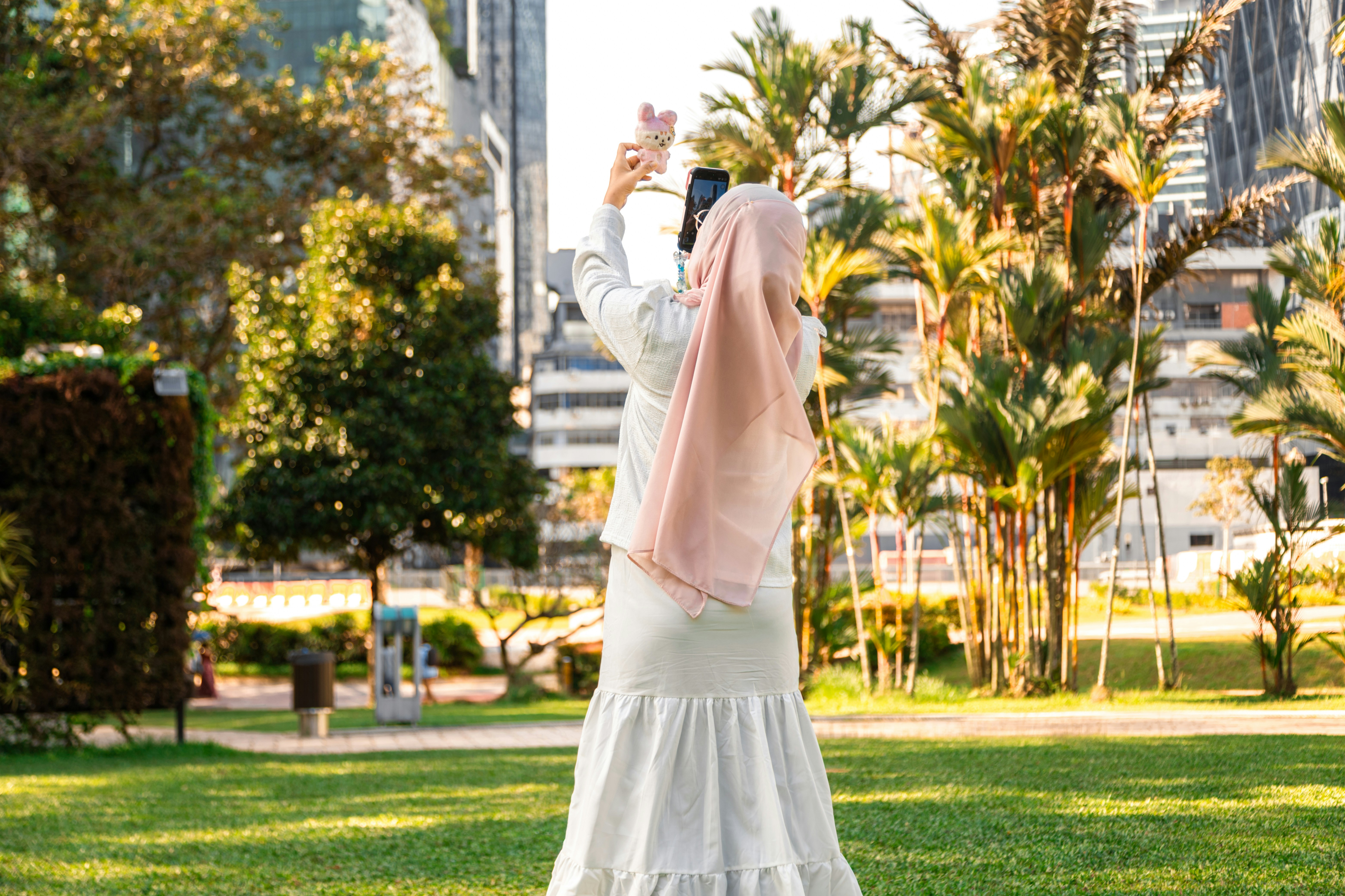 Embracing Moments in Urban Serenity