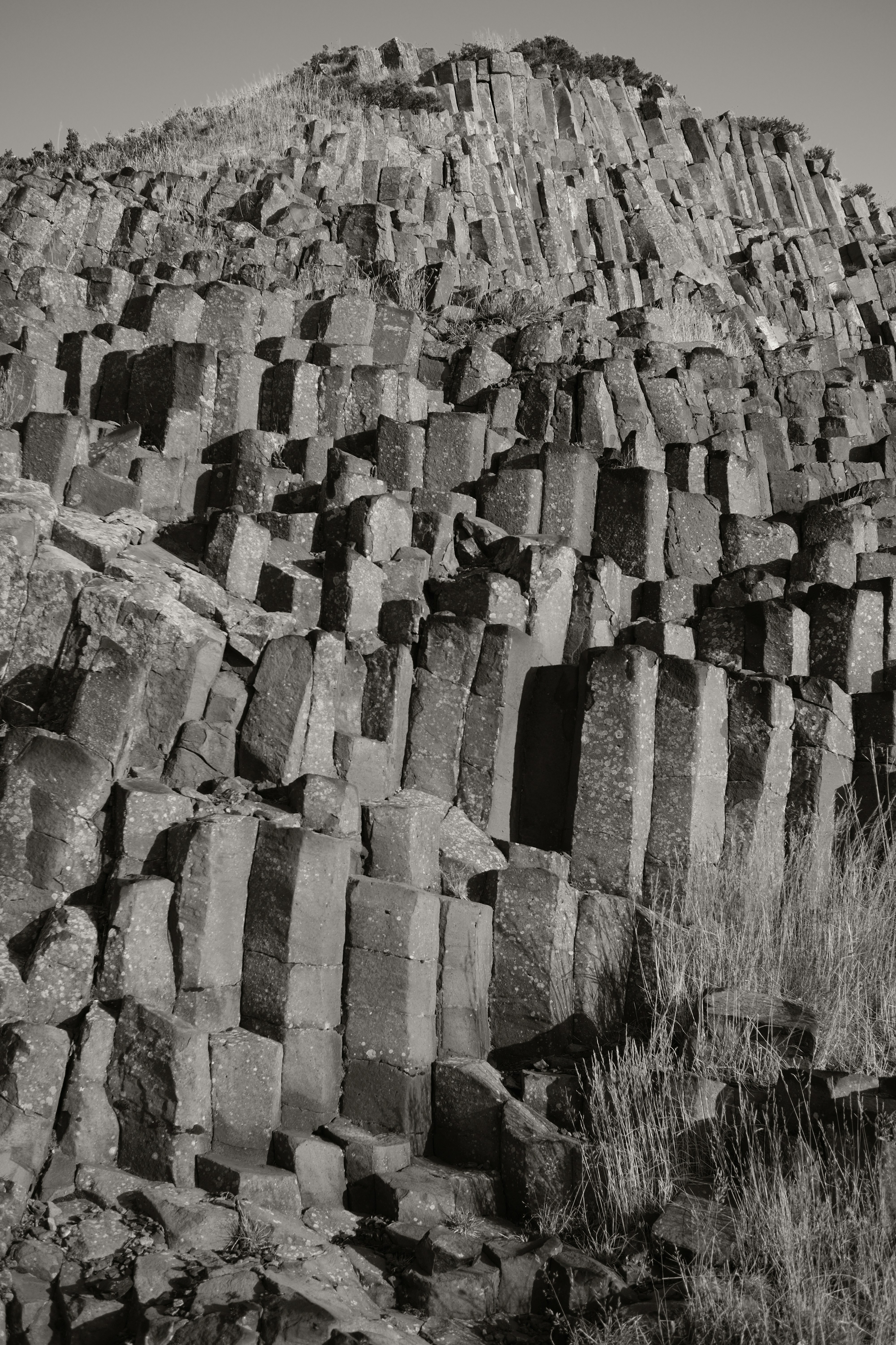Basalt columns form a natural rock formation photo – Free Earth Image ...