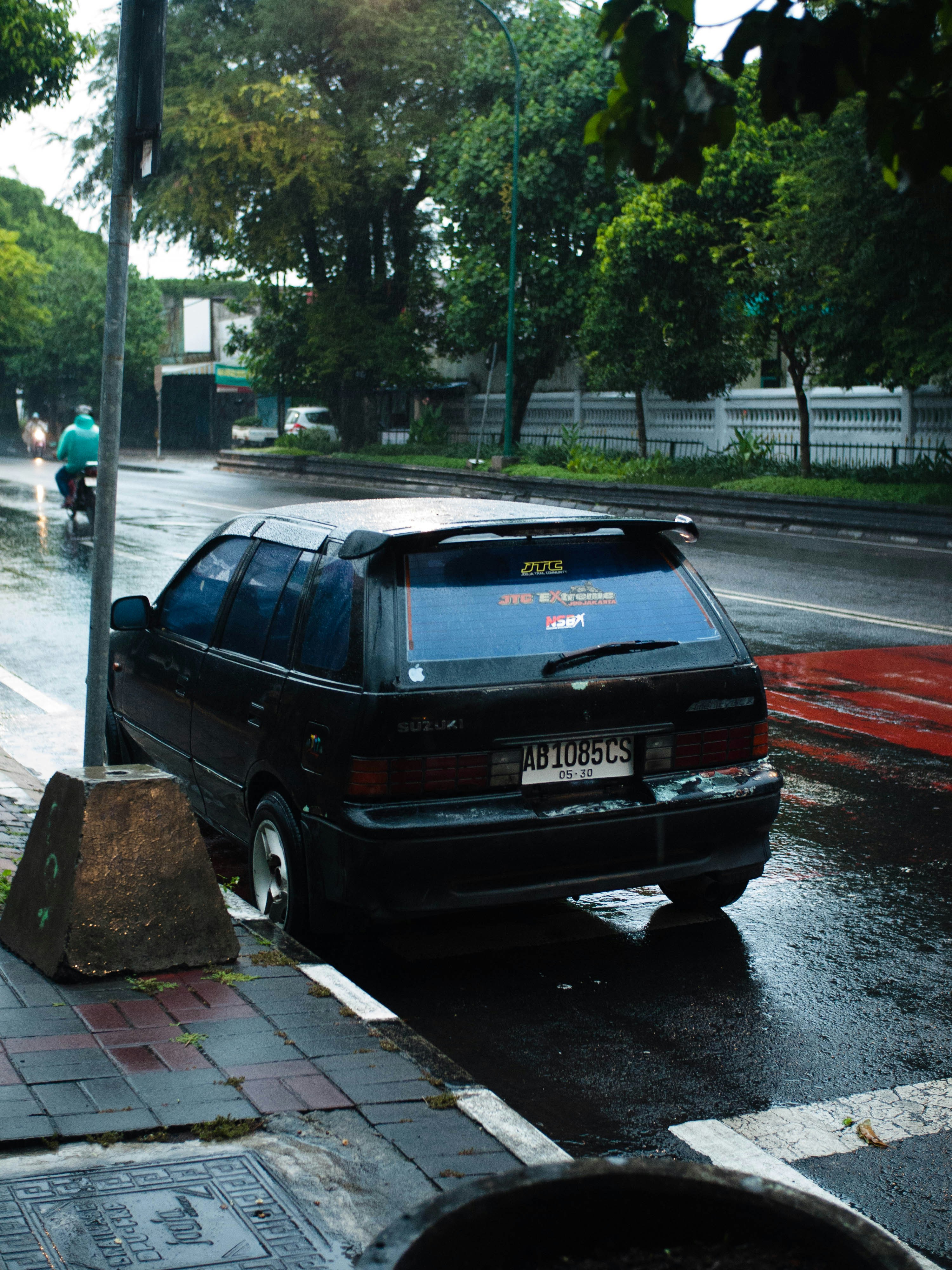 Urban Rainy Day Reflections