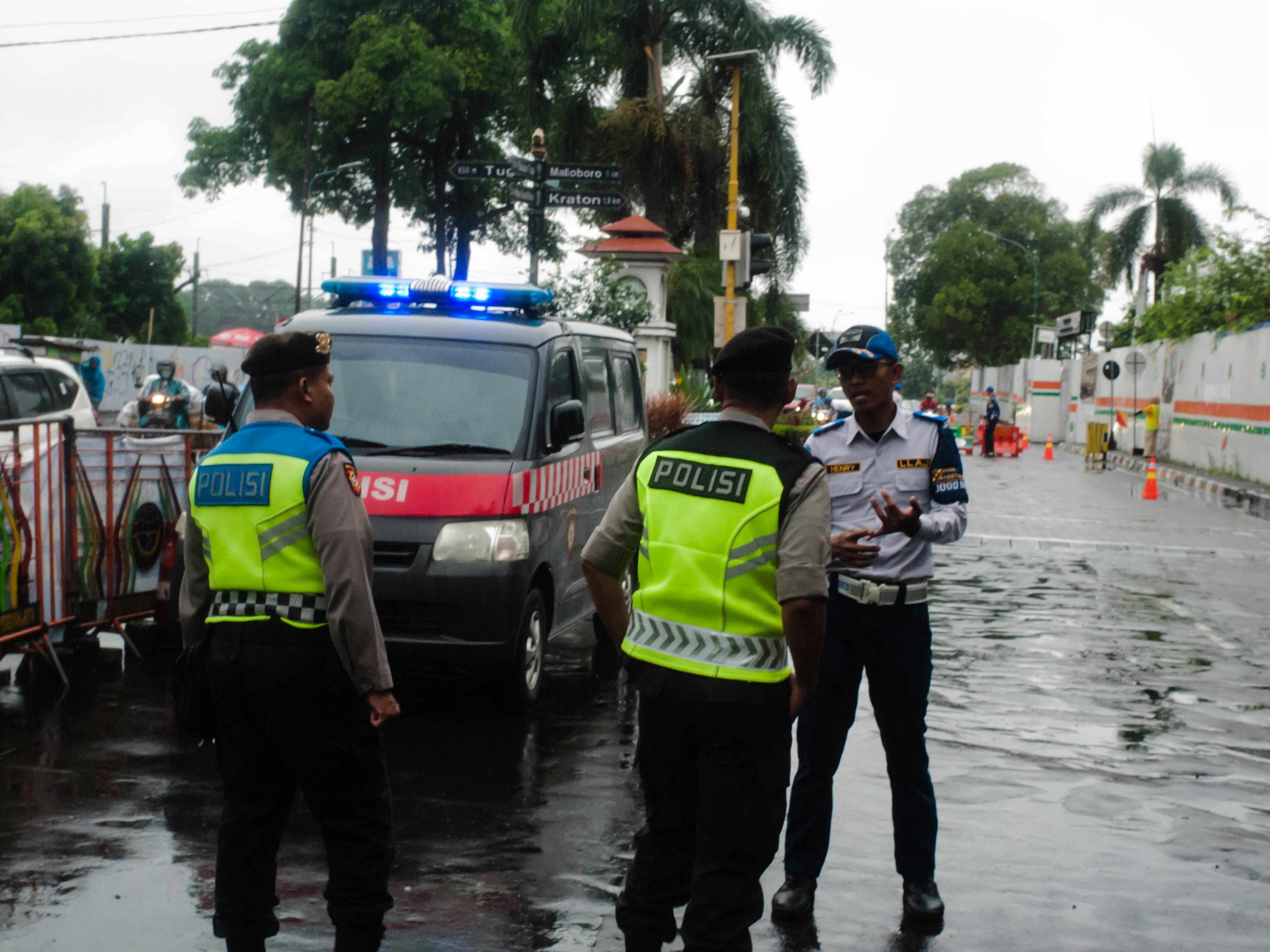 Urban Vigilance in the Rain: A Day of Duty