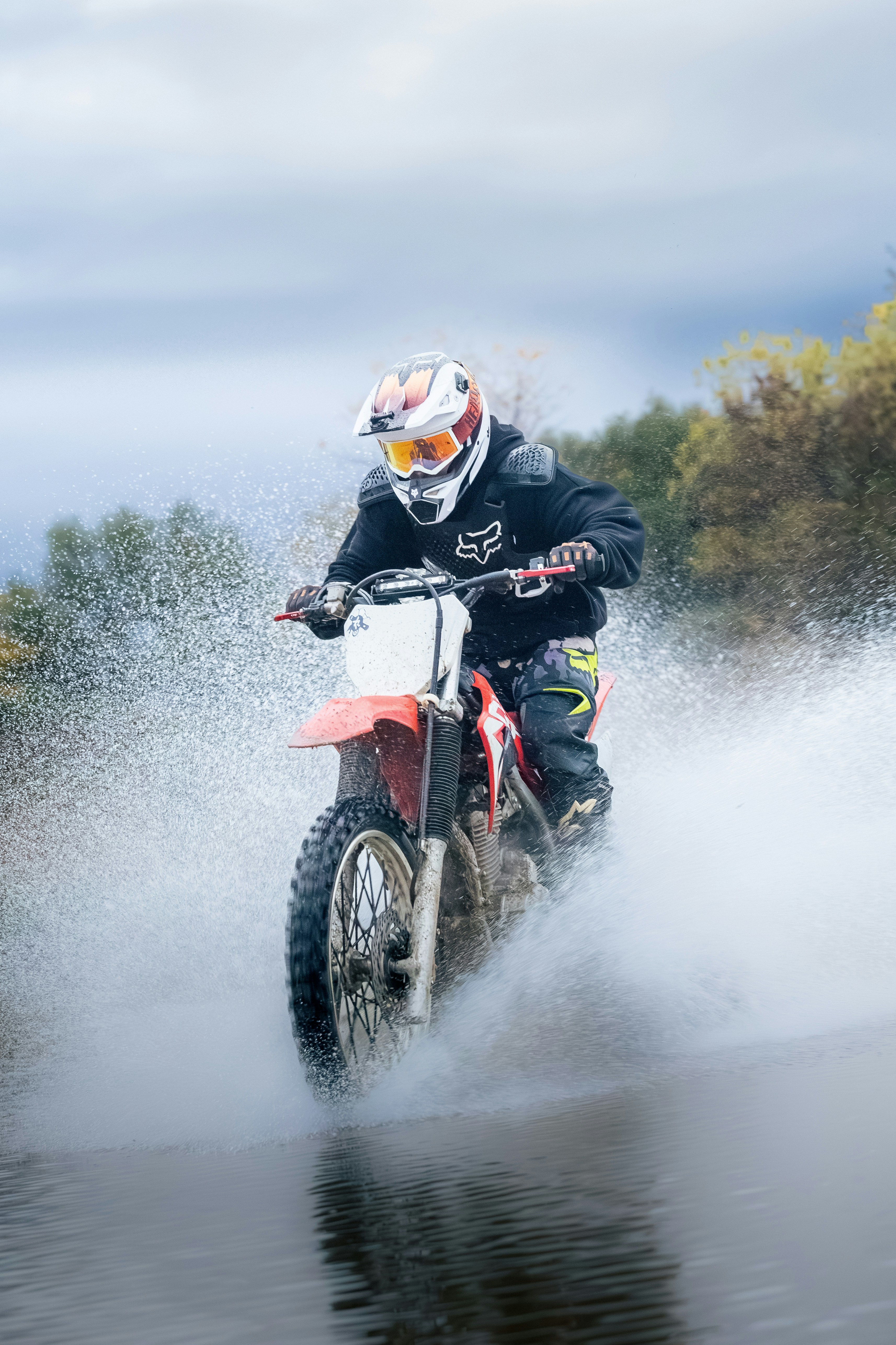 Rider's Dance with Nature's Splash