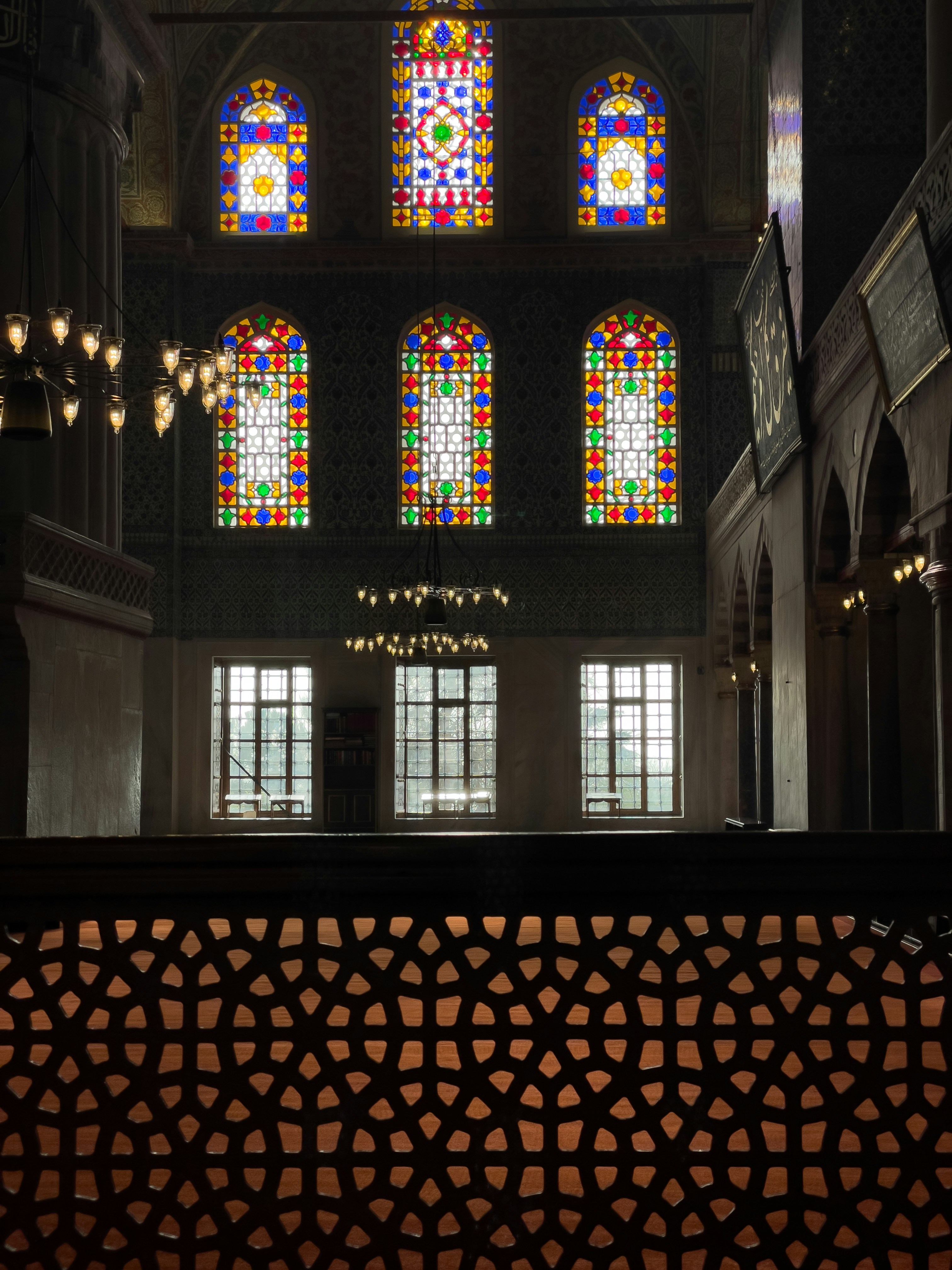 Illuminated Mosaic: A Dance of Light and Color