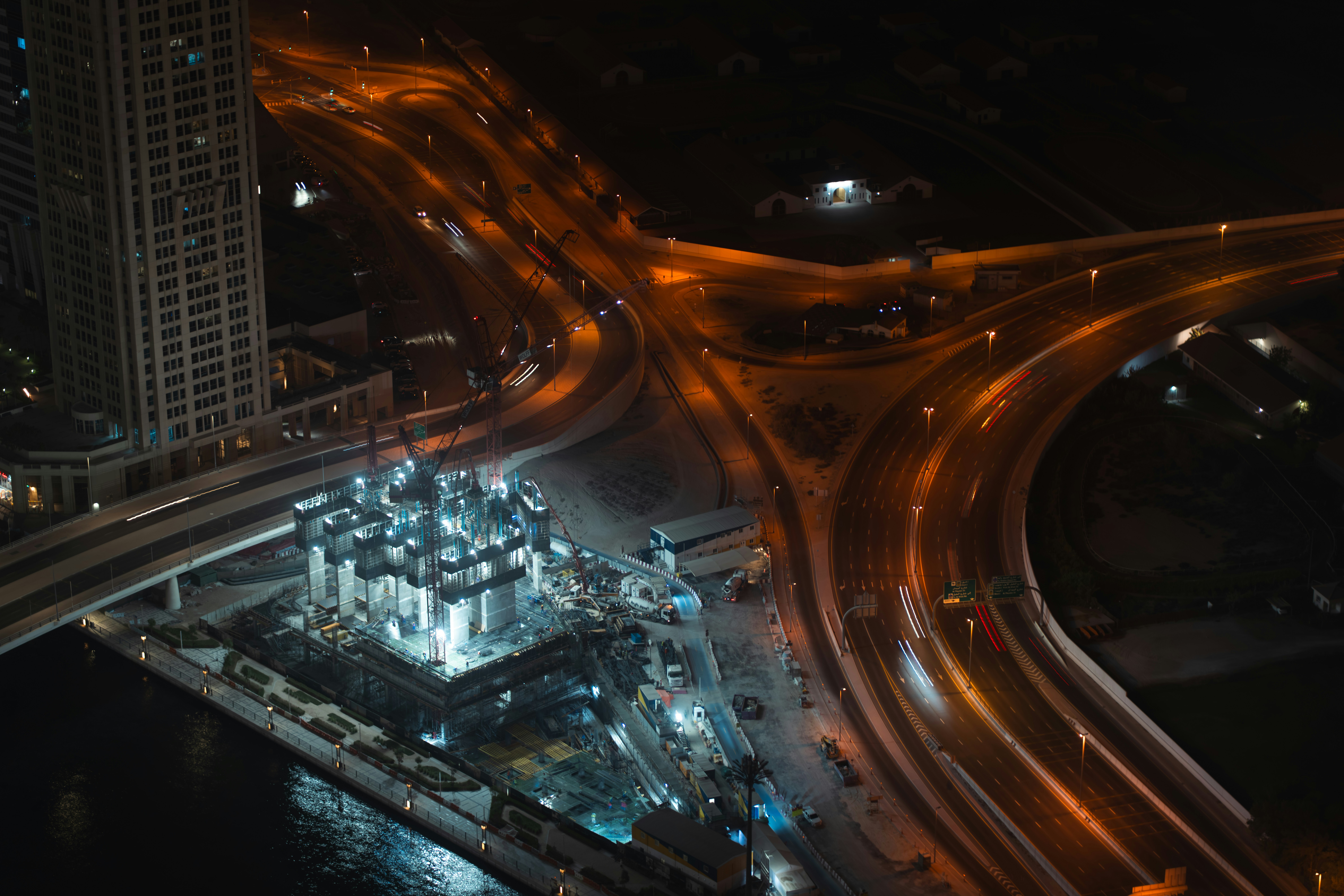 Urban Symphony: The Dance of Light and Structure
