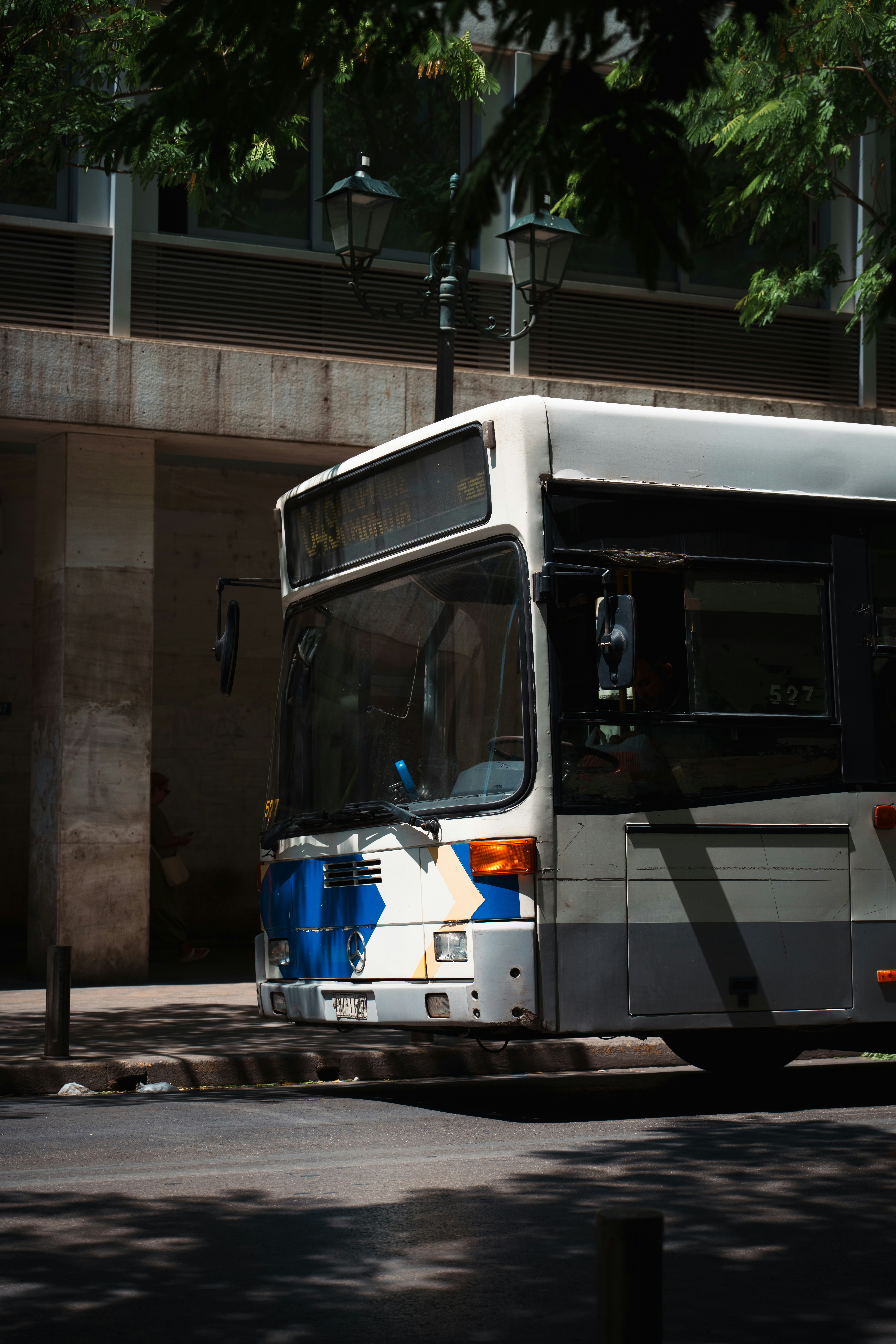Urban Transit in Motion: A City Bus Encounter
