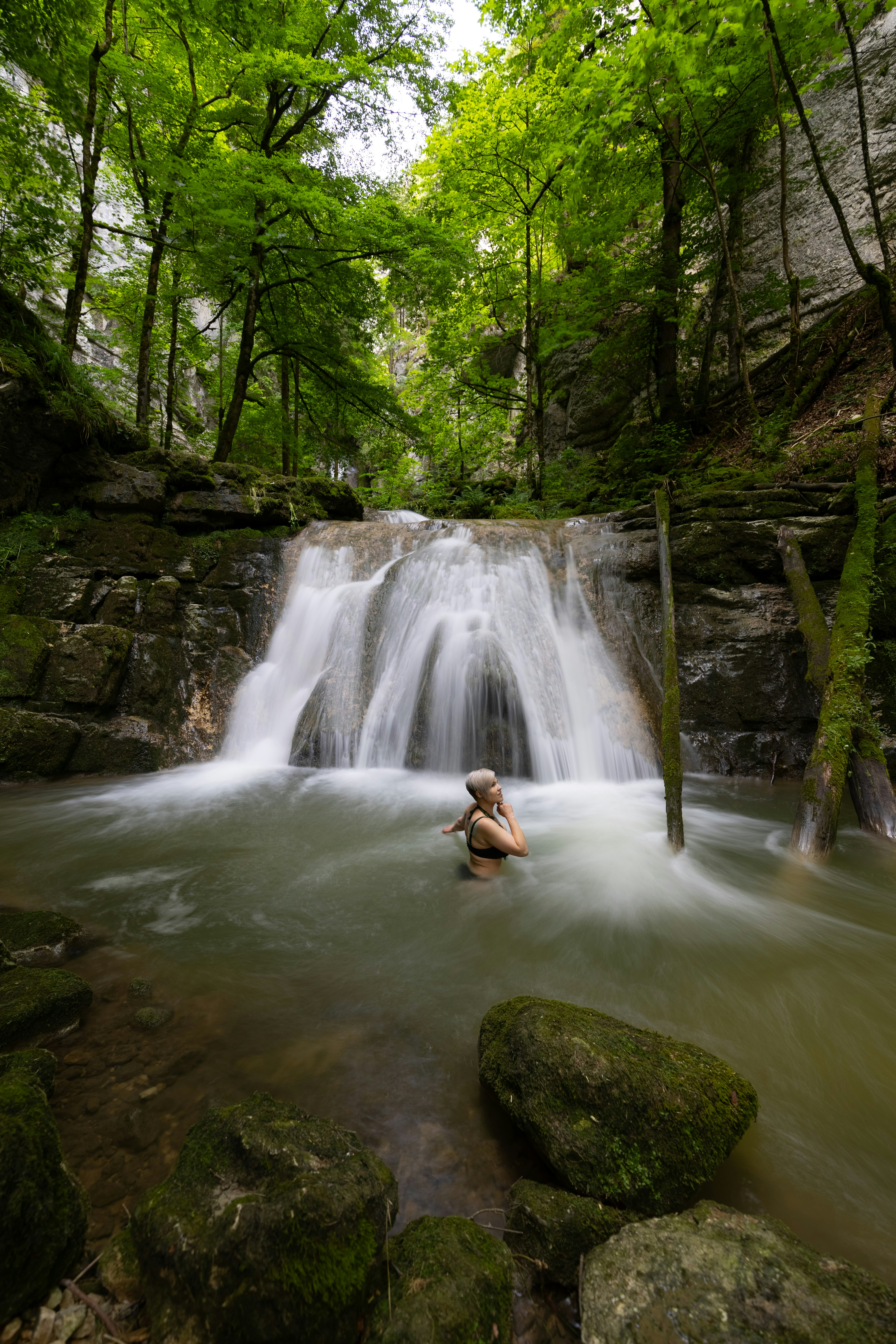 Tranquil Cascade: A Moment of Serenity