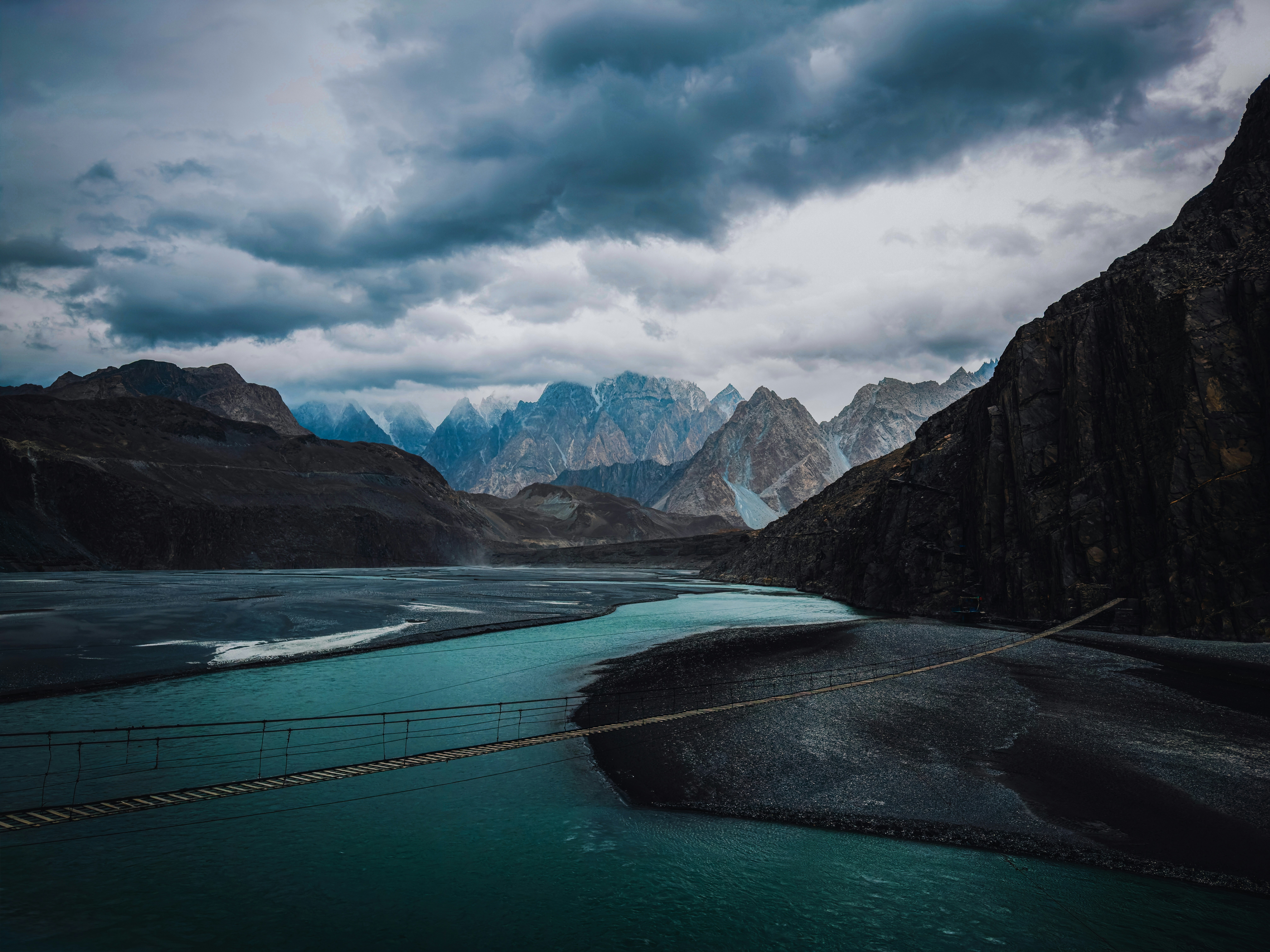 Bridging the Divide: Nature's Majestic Canvas