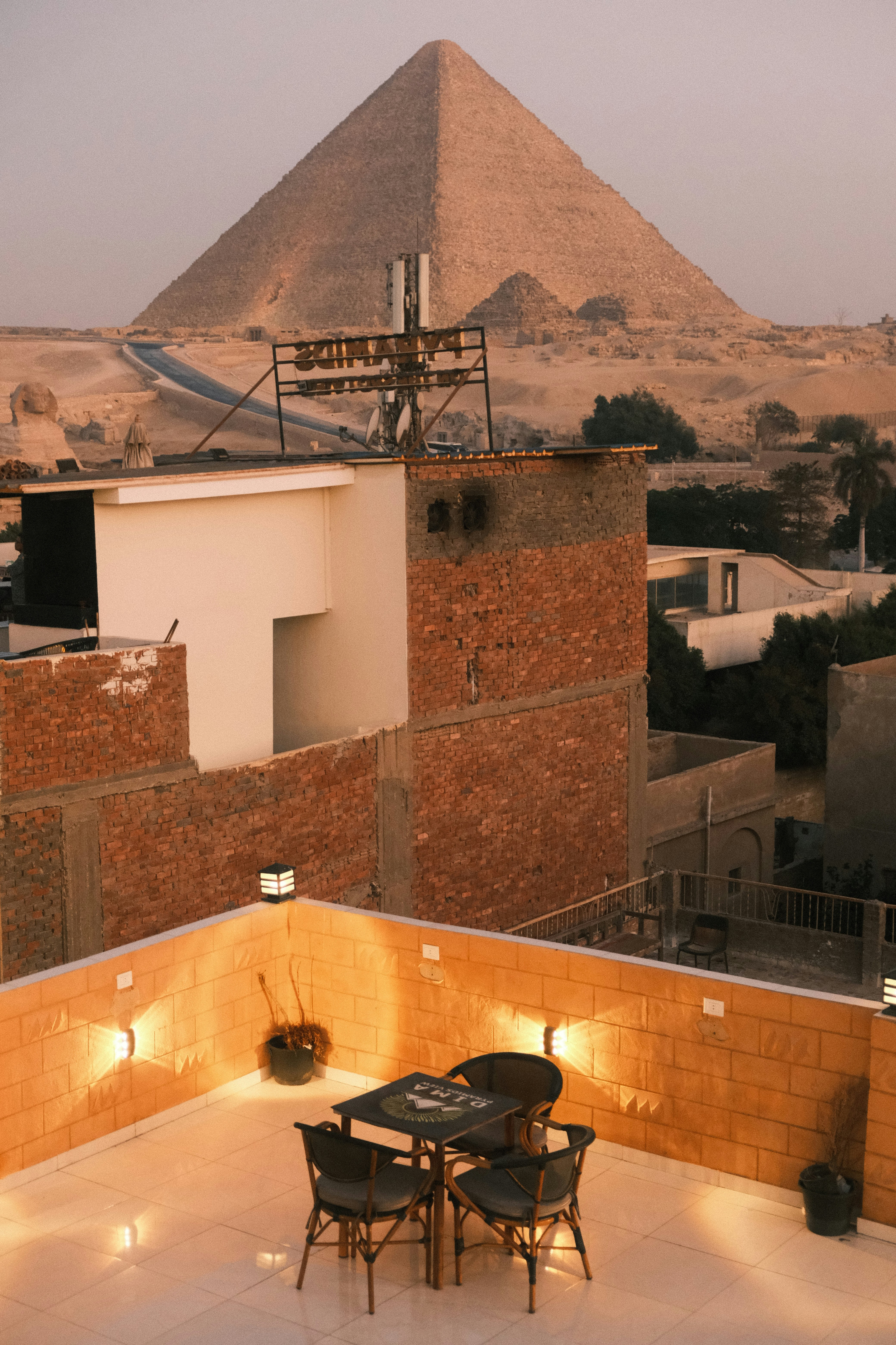 Evening Serenity Over Ancient Wonders