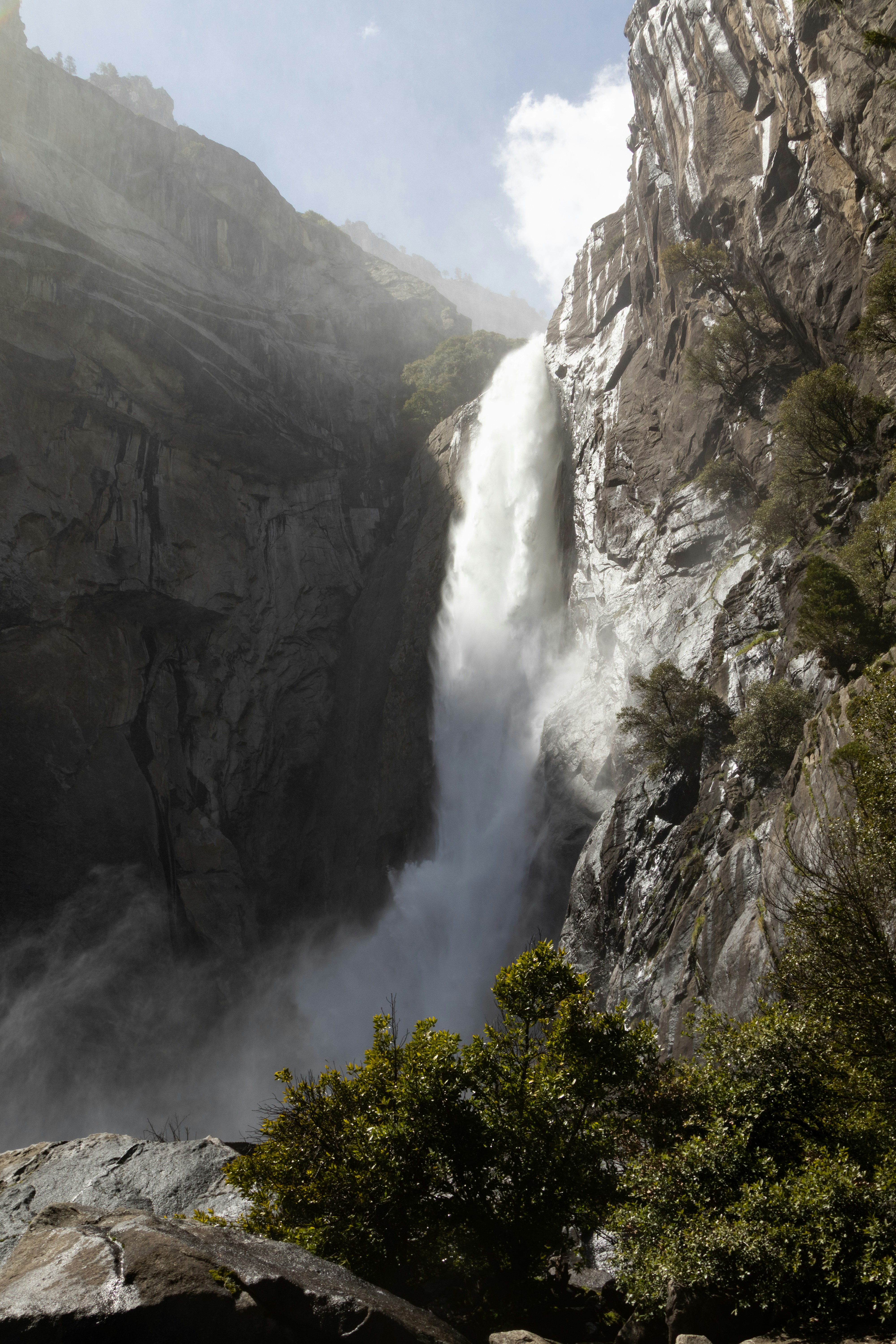 Cascading Majesty: The Heart of Nature's Power