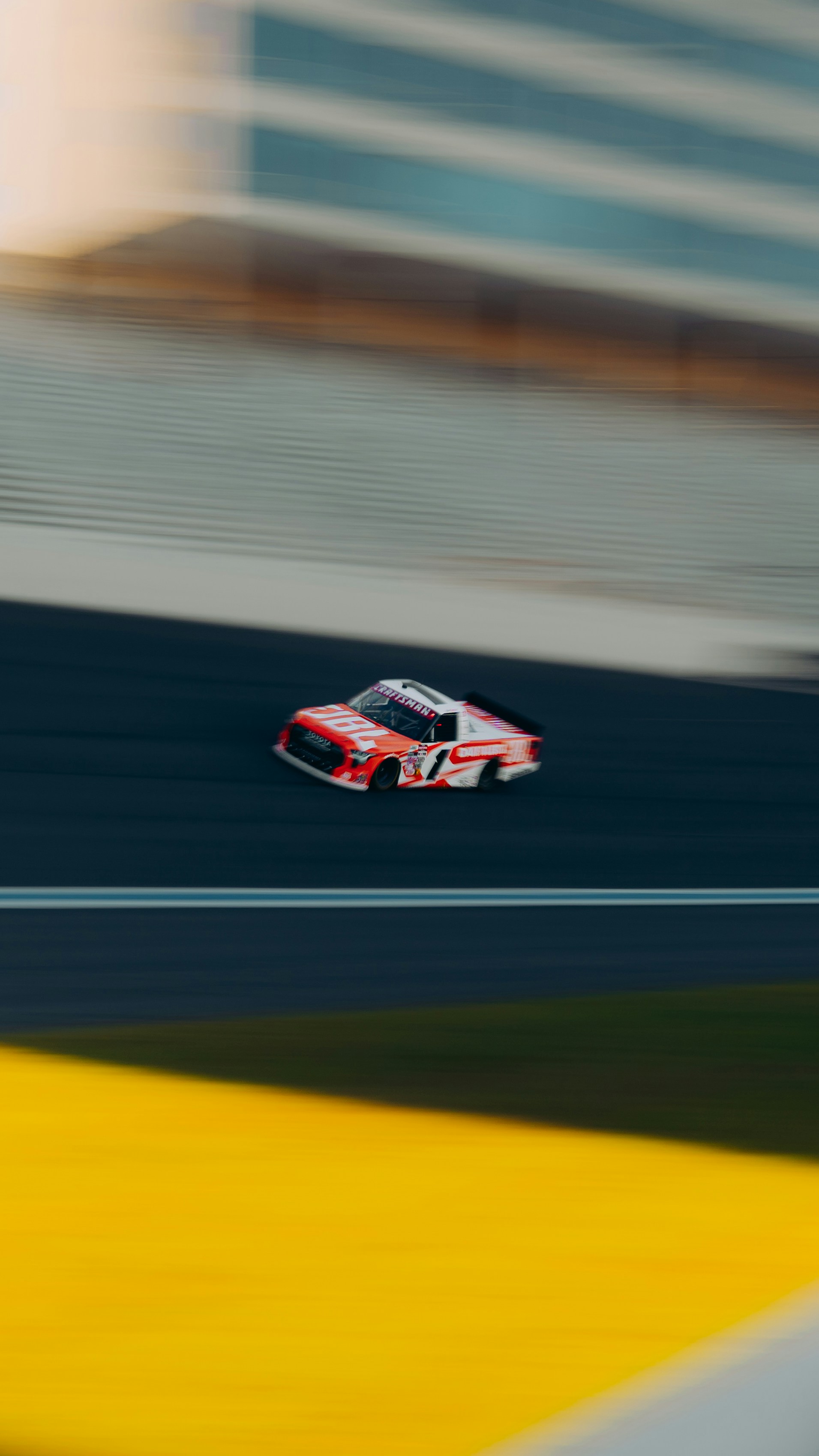Velocity Unleashed: A Race Car's Dance on the Track