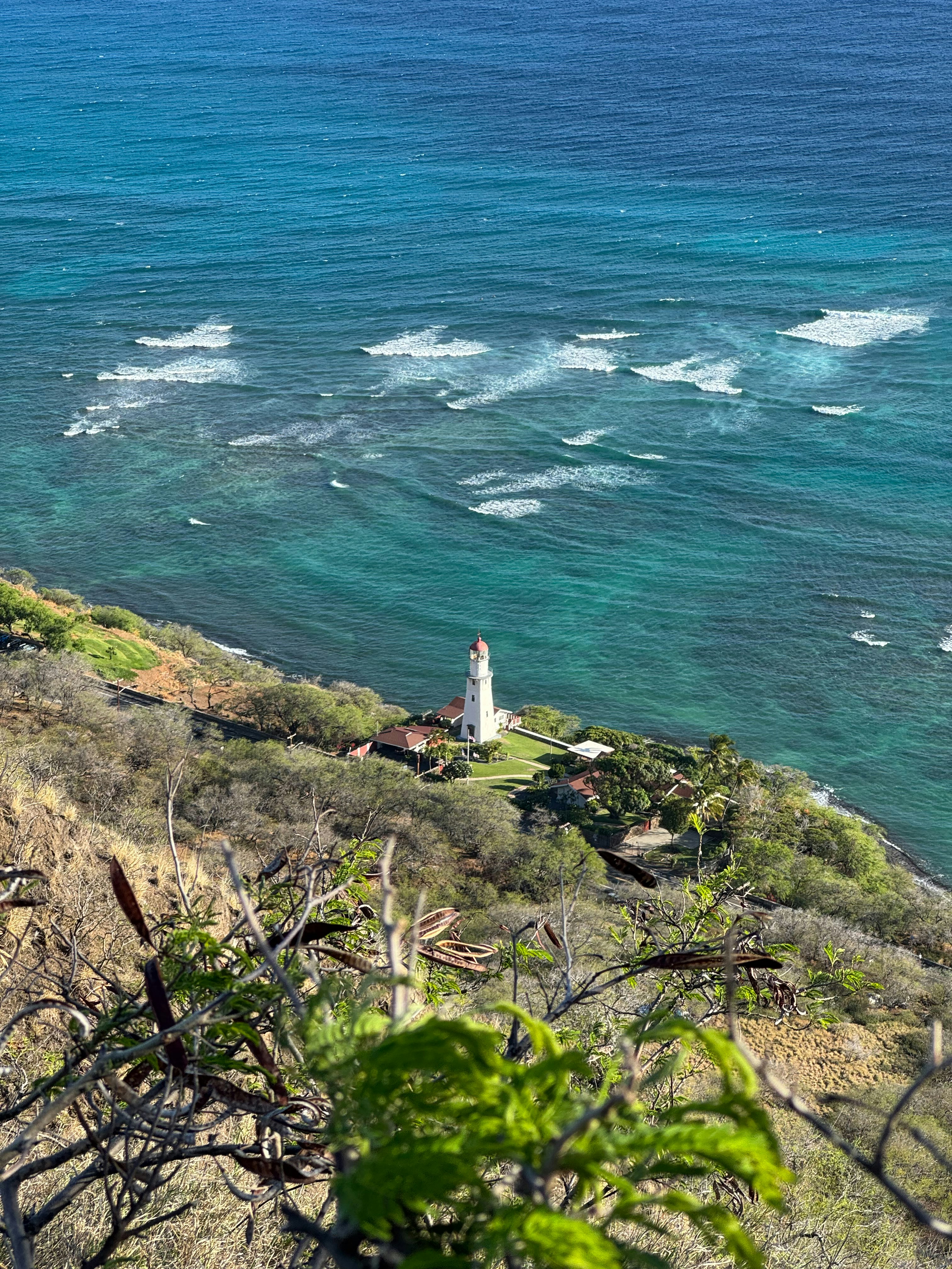 Guiding Light Amidst Turquoise Waves