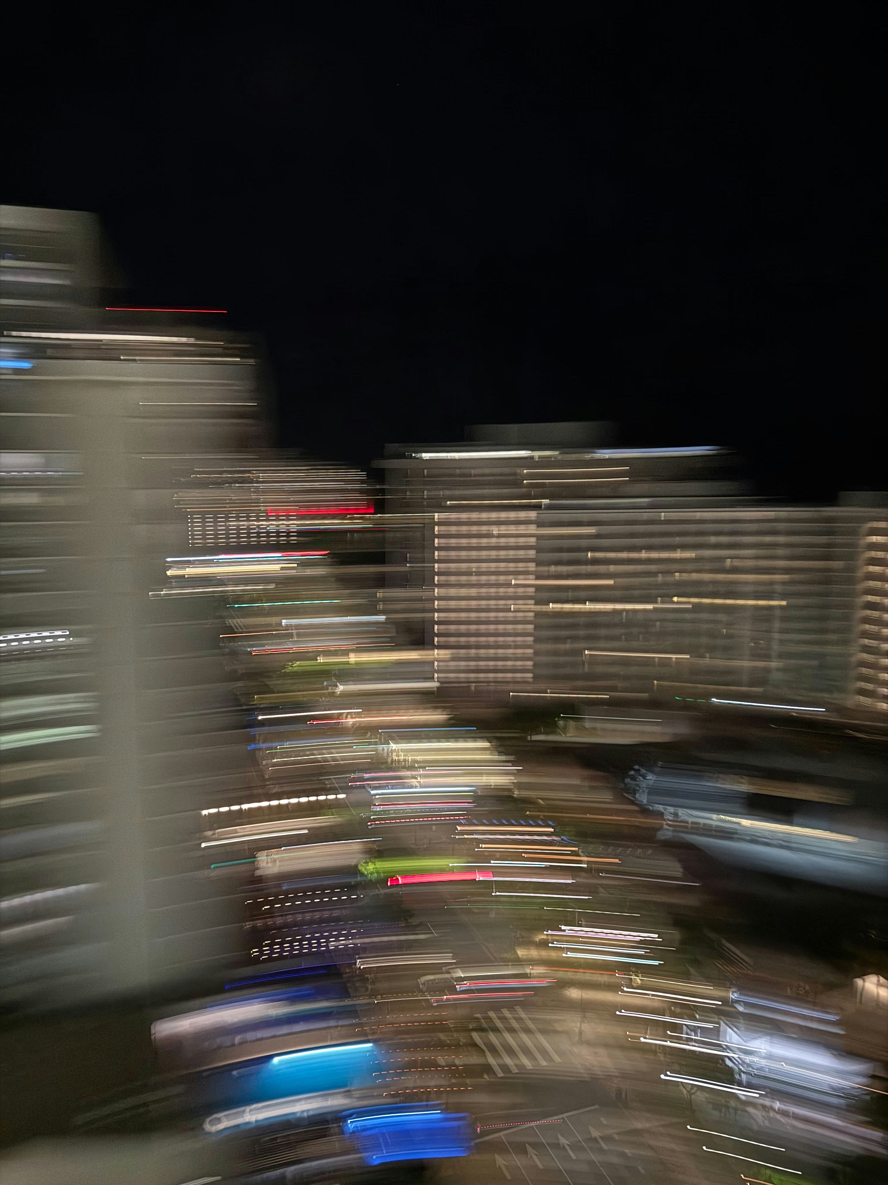 Urban Luminescence: A Dance of City Lights