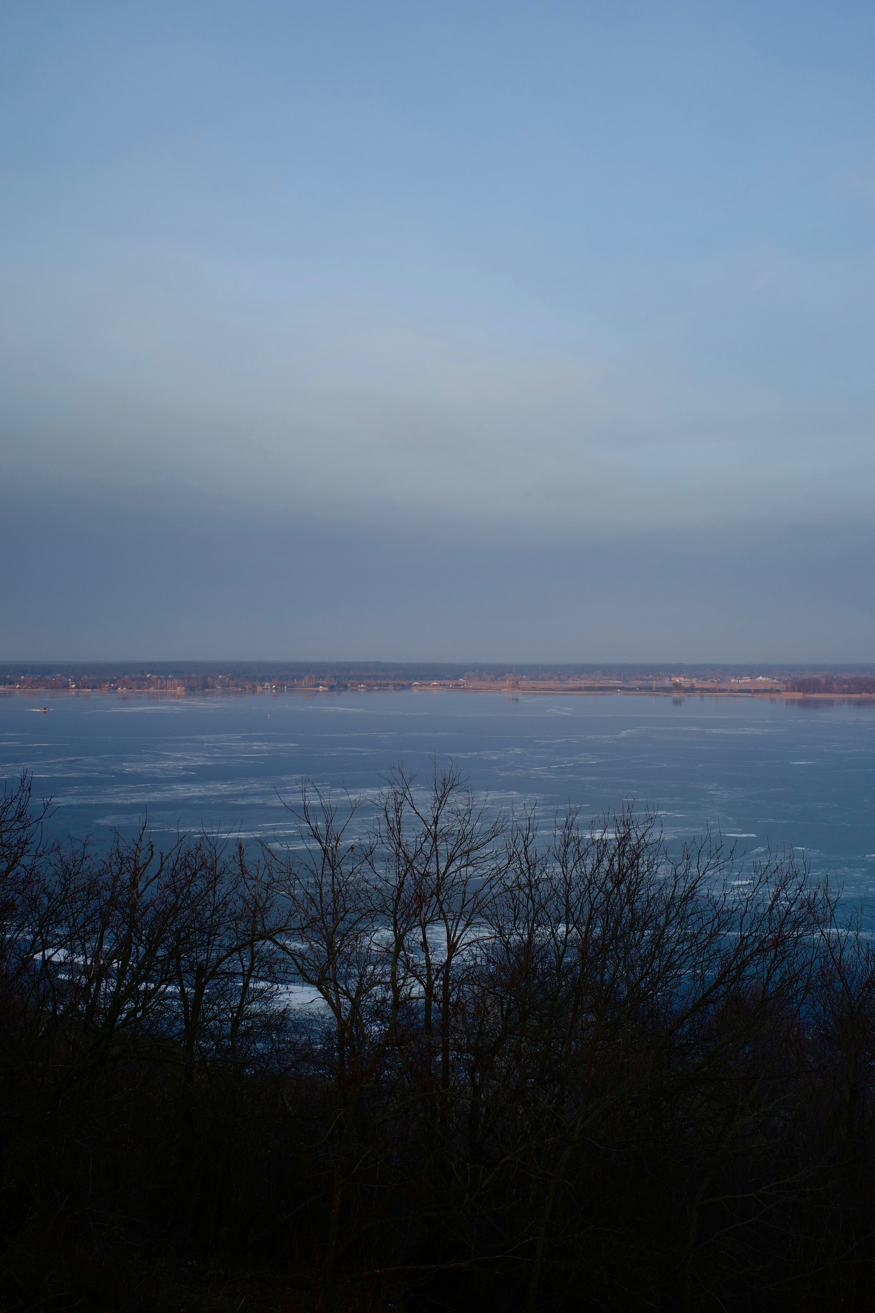 Winter's Embrace: A Frozen Horizon