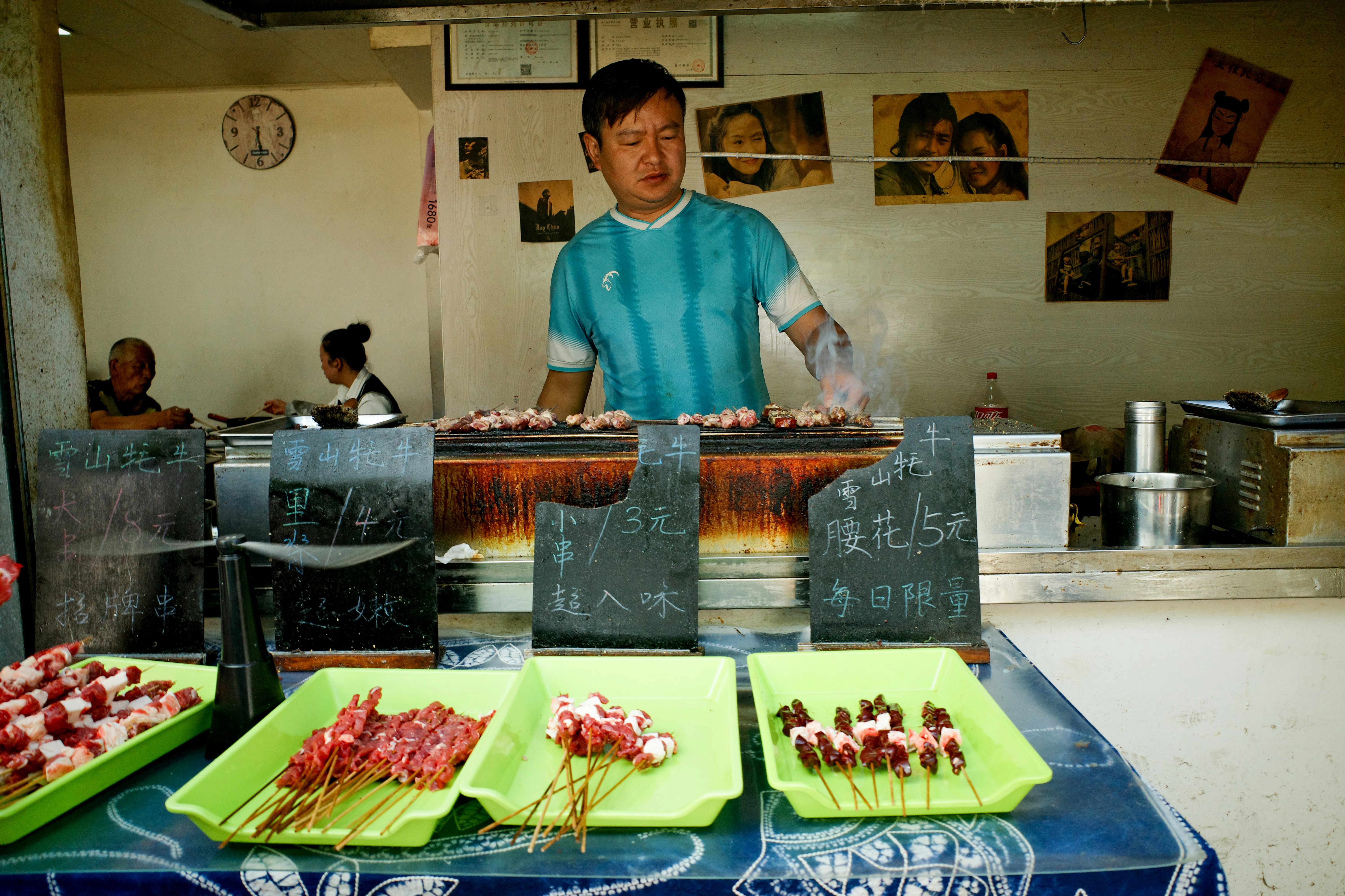 Sizzling Skewers: A Culinary Encounter
