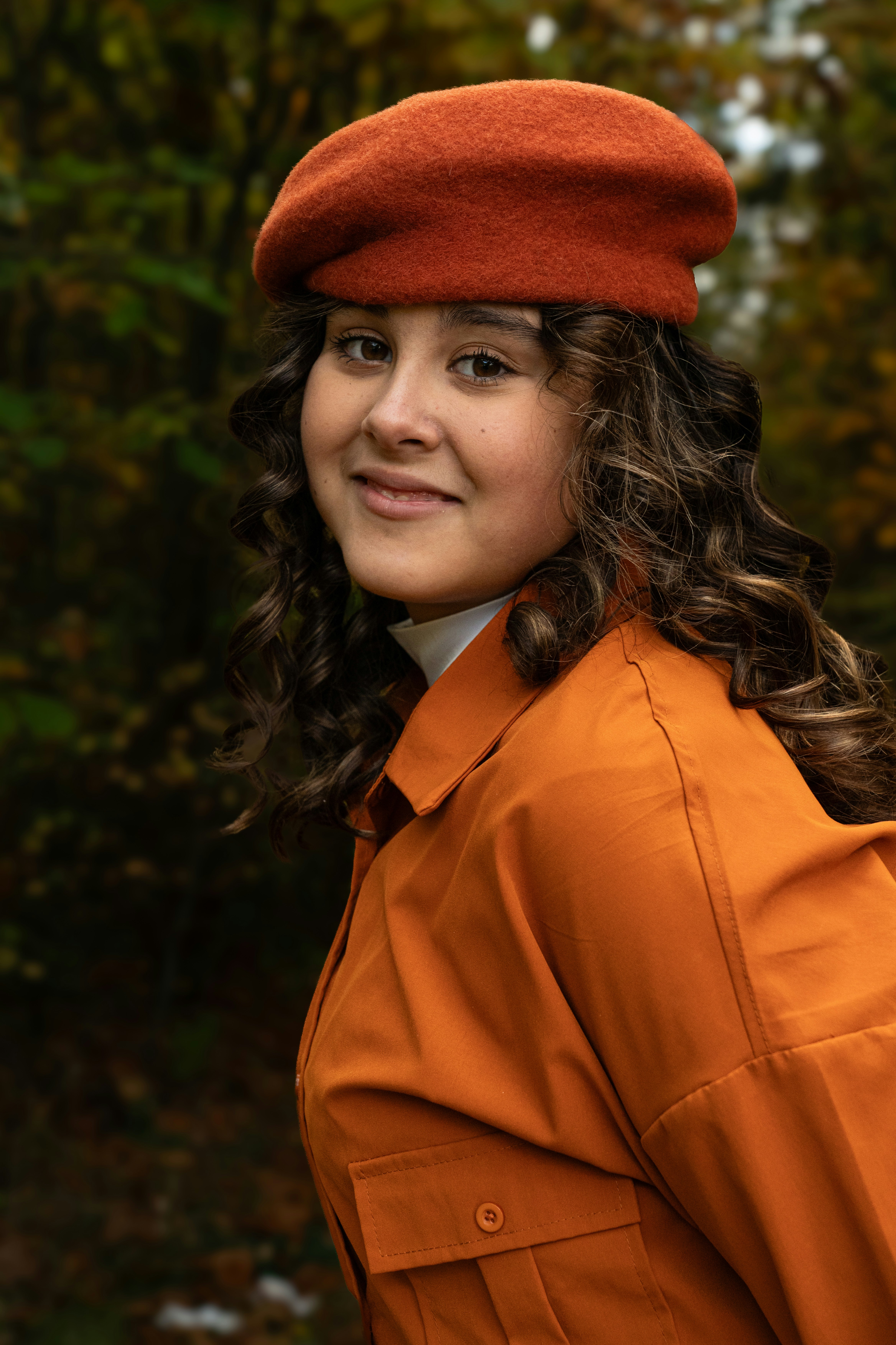Autumn Elegance in Orange