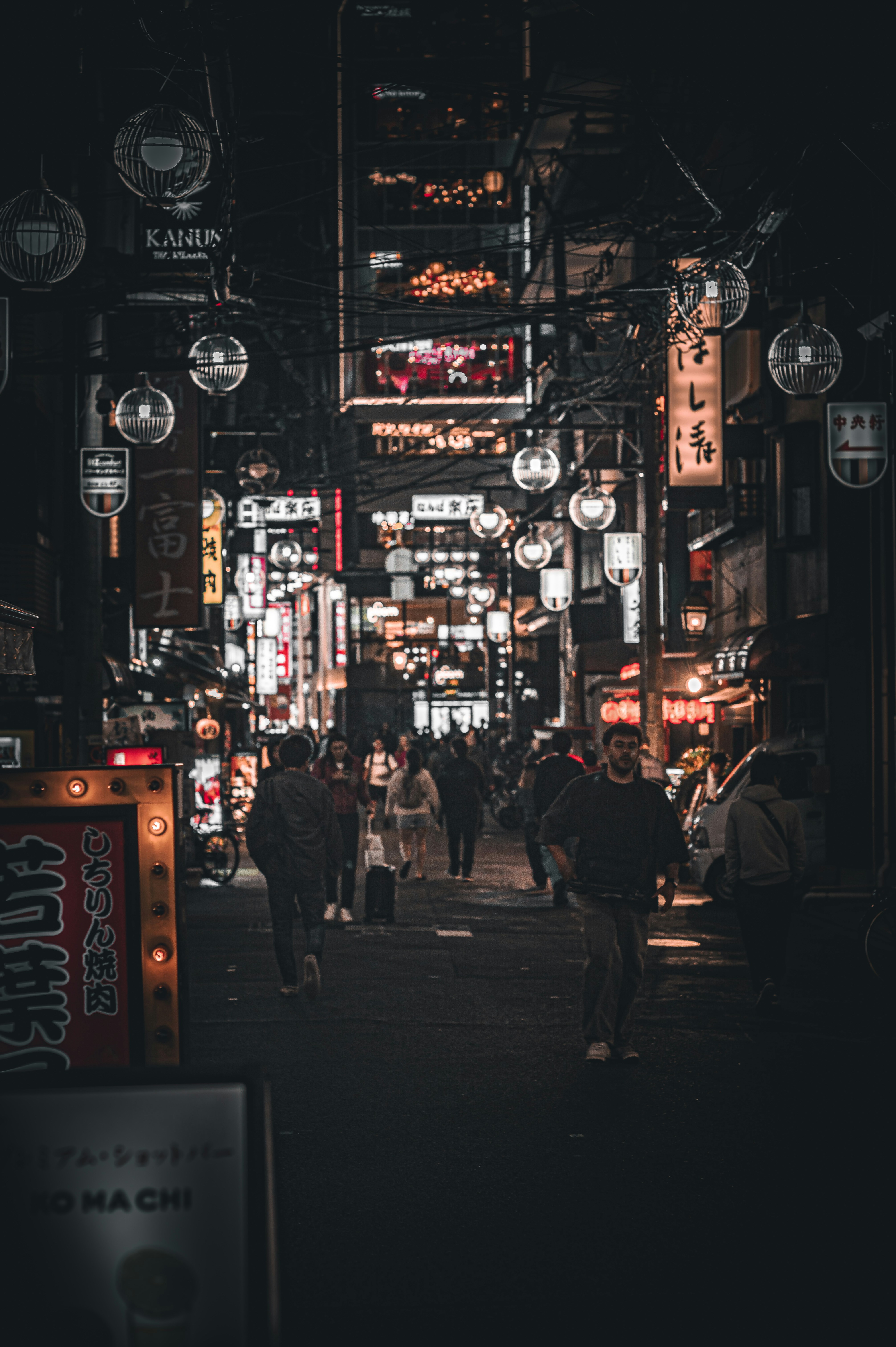 Neon Echoes of Urban Nightlife