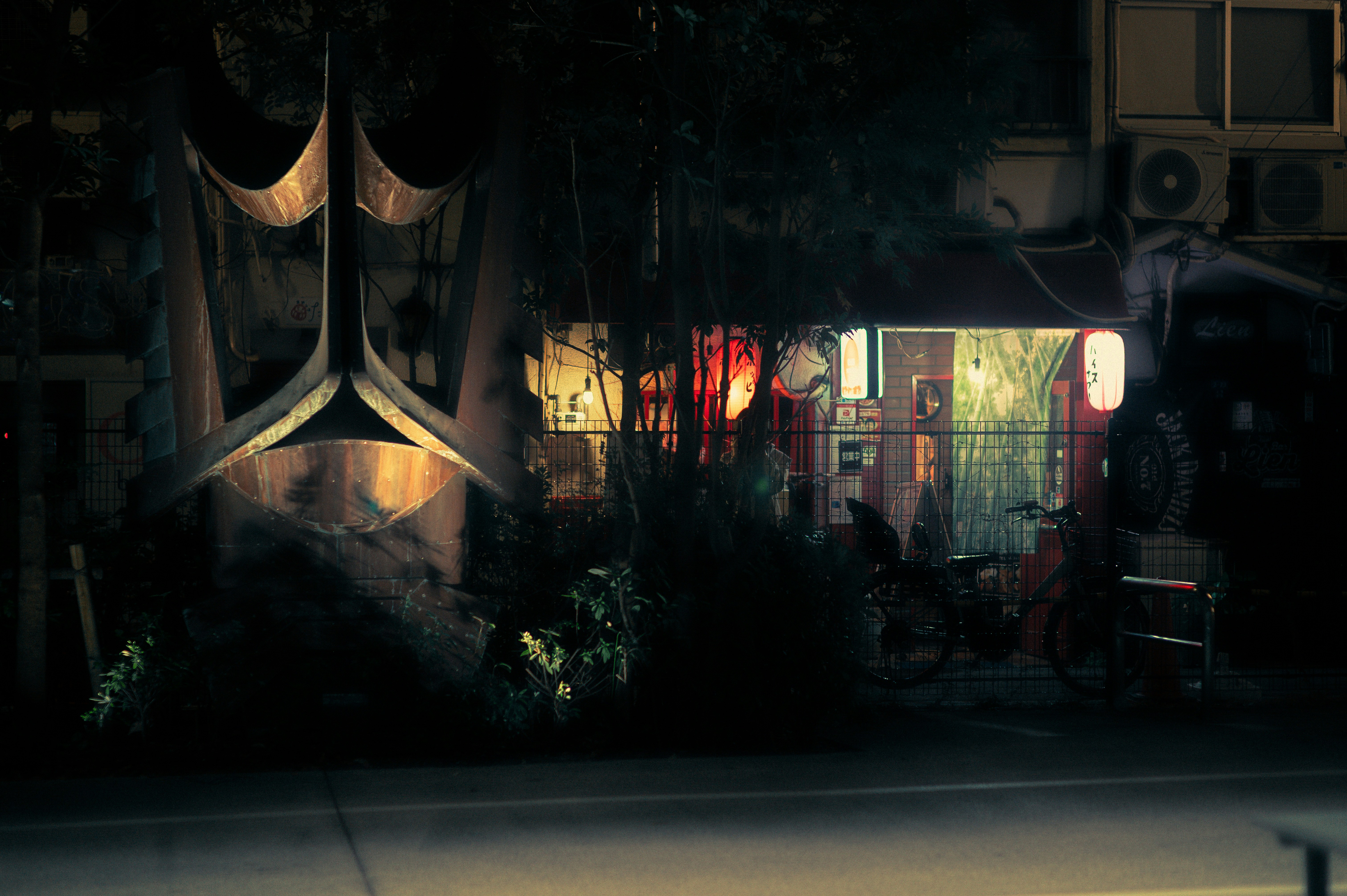 Urban Shadows: A Dance of Light and Steel