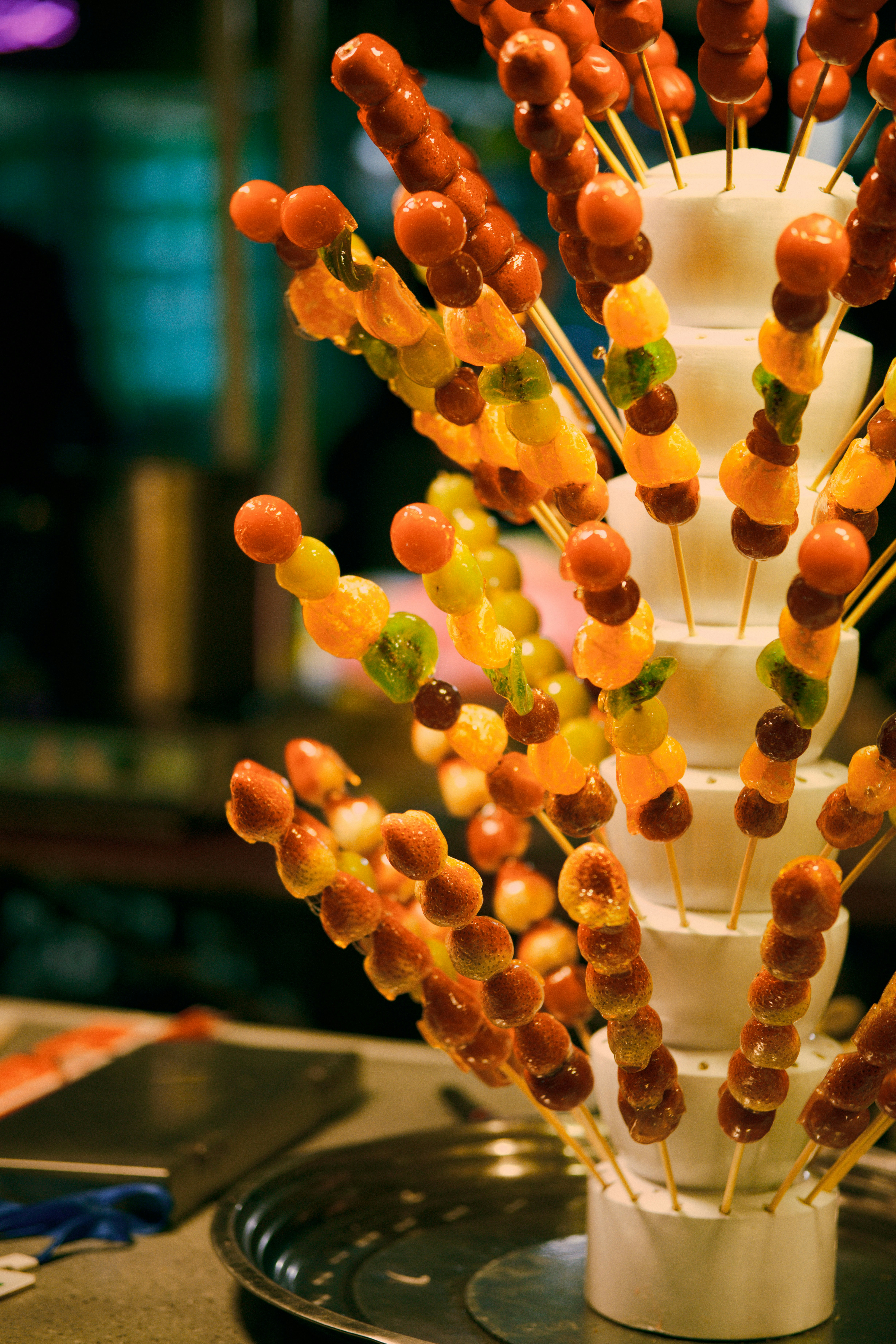 A Colorful Confectionery Display
