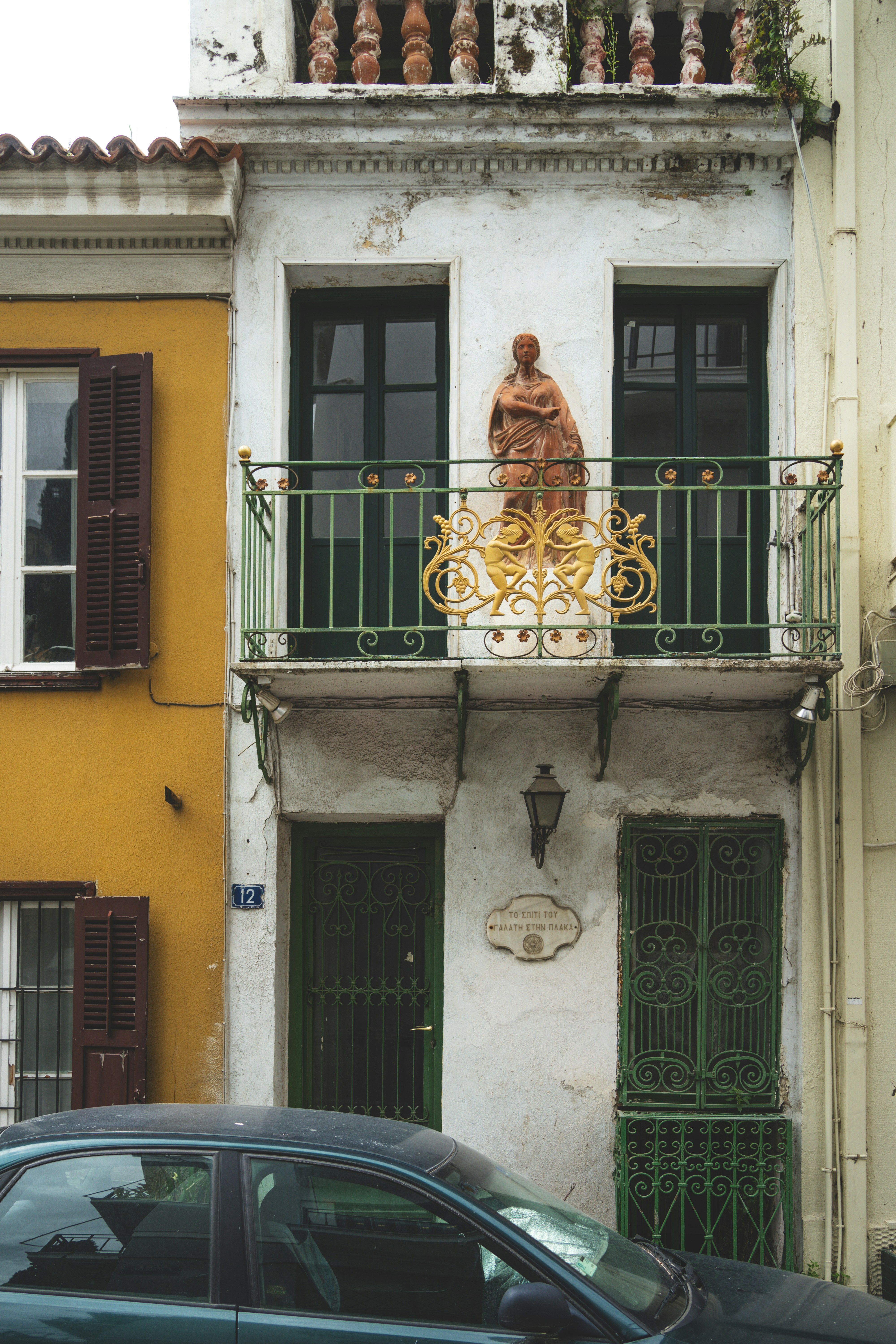 The Green Embrace of Vintage Architecture