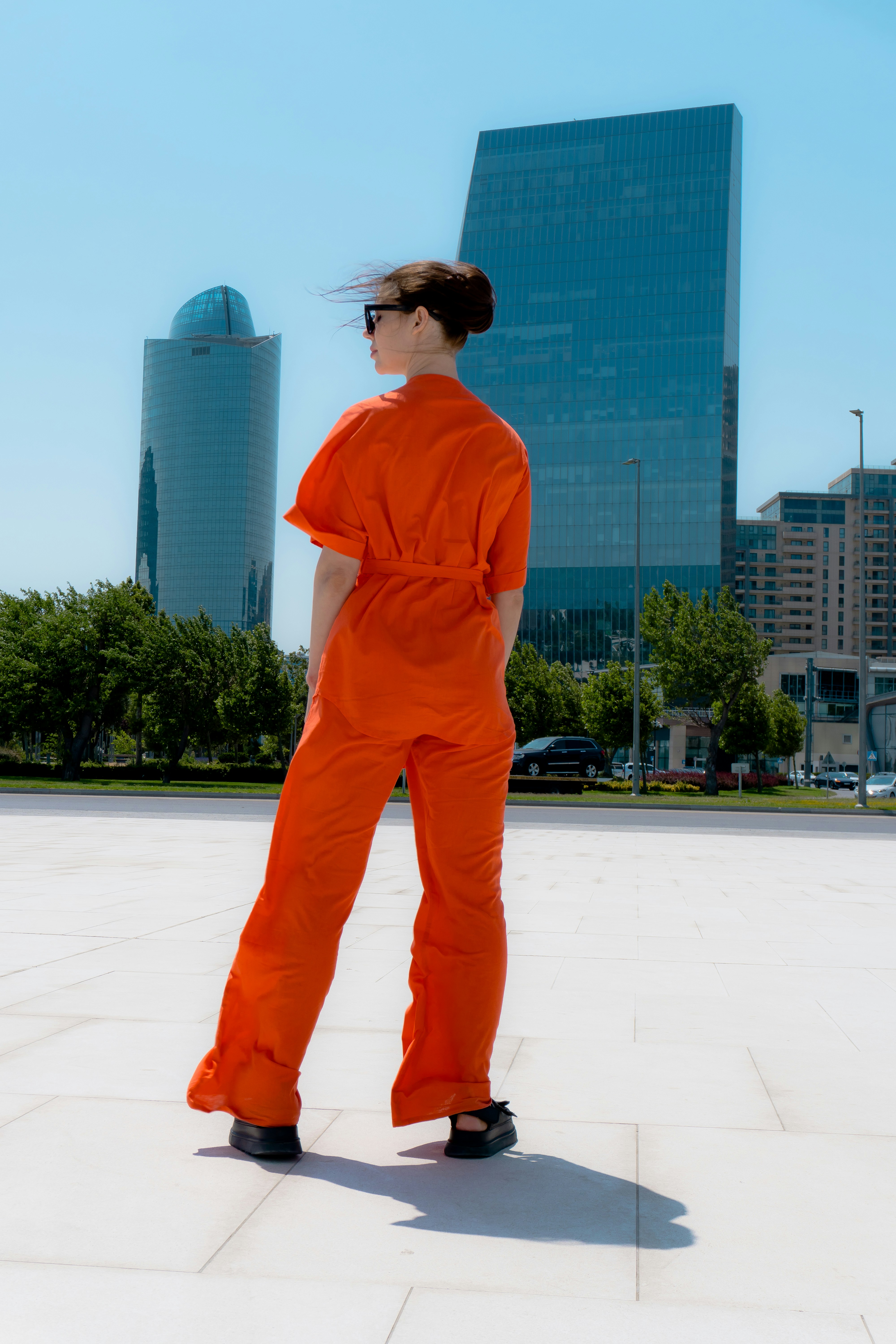 Urban Elegance in Vibrant Hues