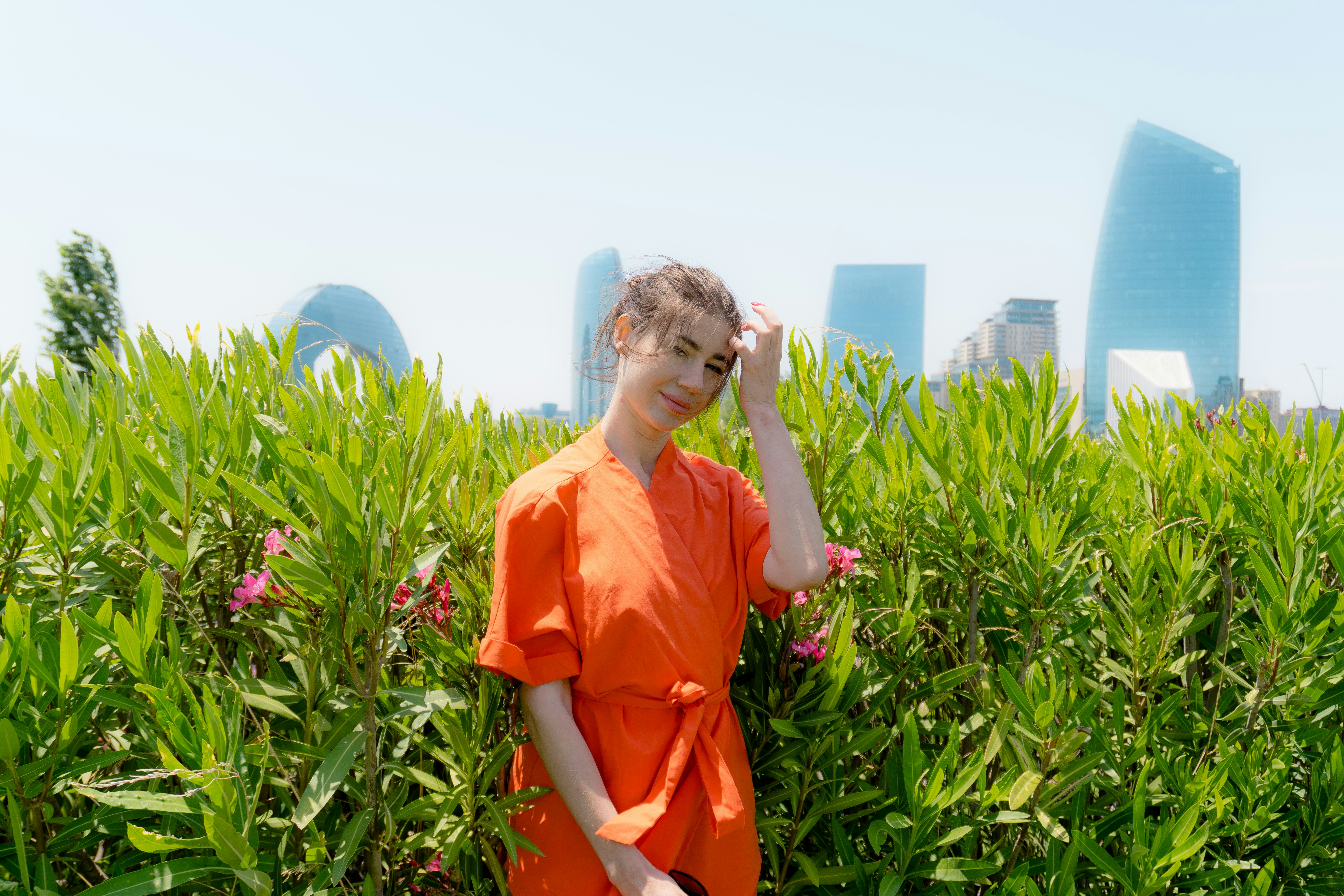 Urban Oasis: A Moment of Serenity Amidst the Skyline