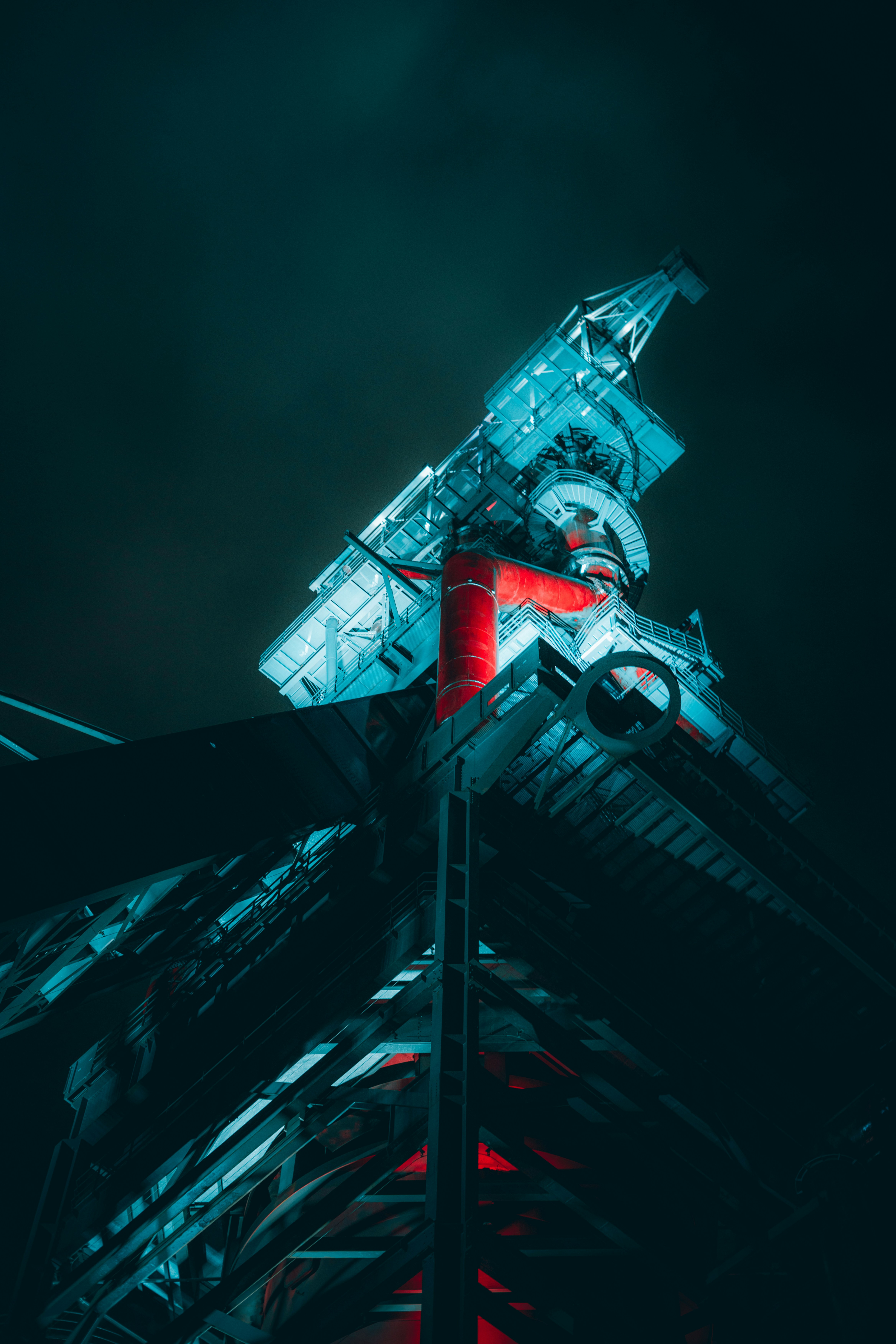Industrial Luminescence: A Towering Tribute to Modern Engineering