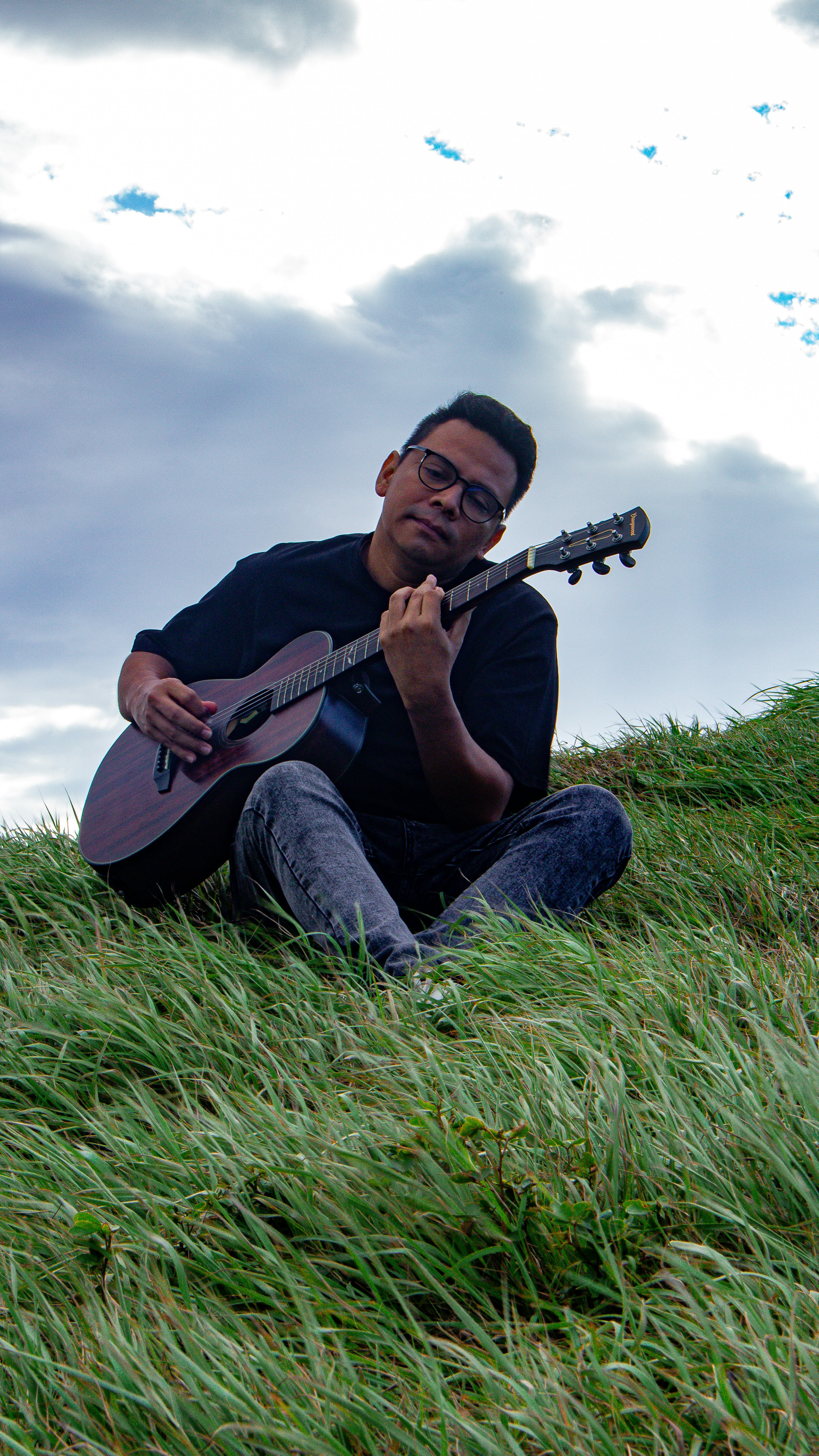 Melody in the Meadow: A Serenade Beneath the Clouds