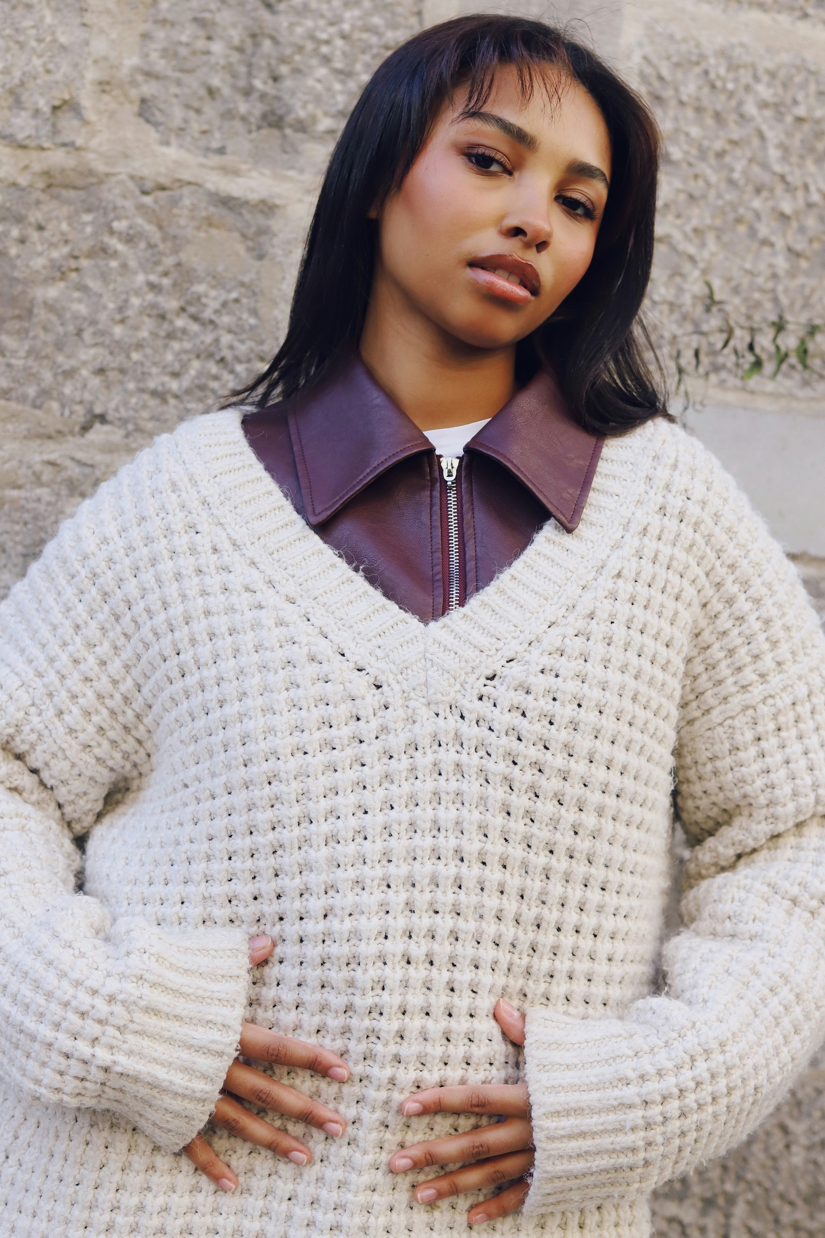Textured Elegance: A Modern Twist on Cozy Fashion